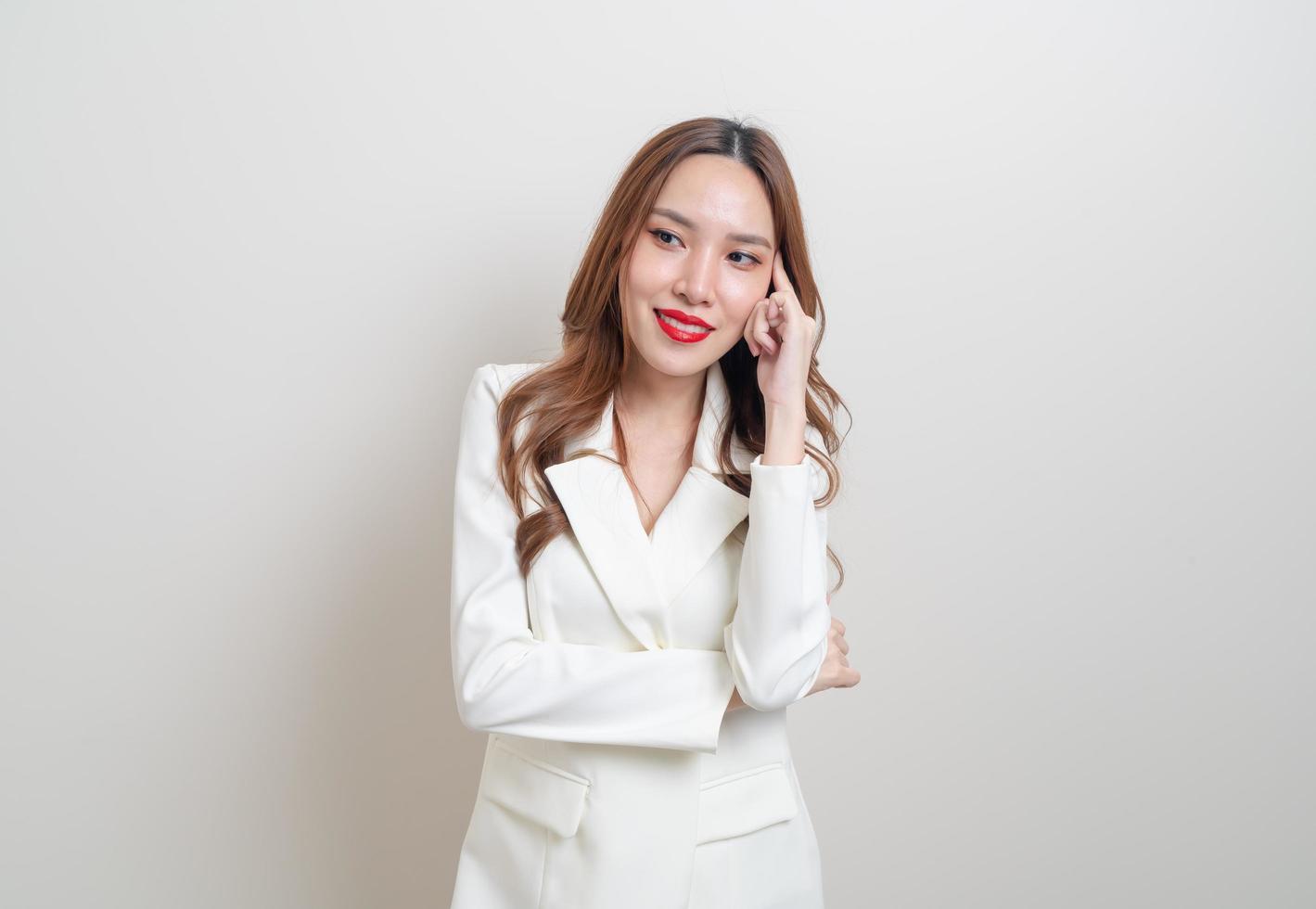 Portrait beautiful business woman thinking 3409445 Stock Photo at Vecteezy Portrait beautiful business woman thinking 3409445 Stock Photo at Vecteezy
