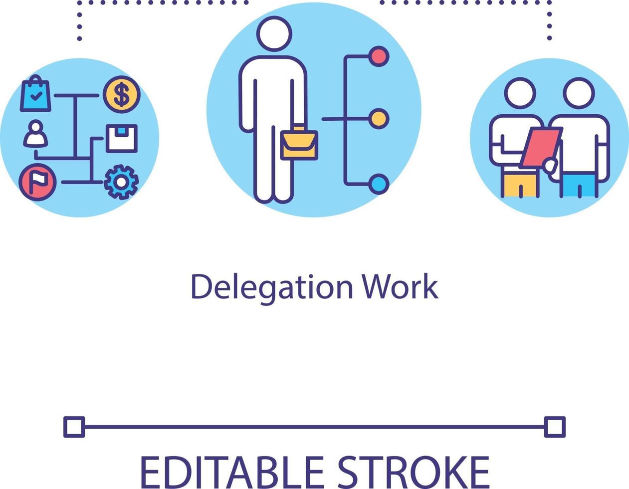 Delegation work concept icon 3414581 Vector Art at Vecteezy Delegation work concept icon 3414581 Vector Art at Vecteezy