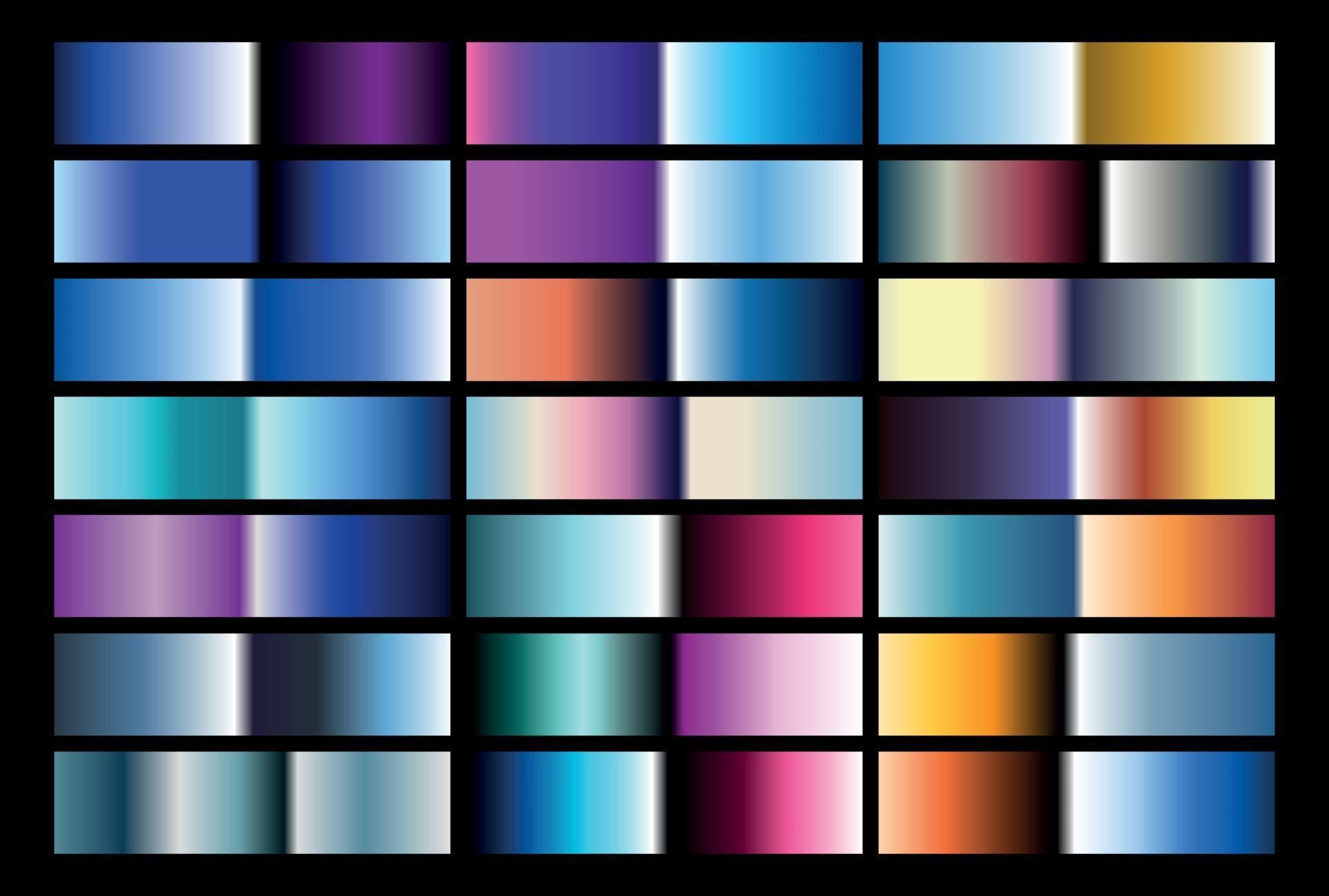 80s Chrome Gradients for type and backgrounds 3414956 Vector Art at ...