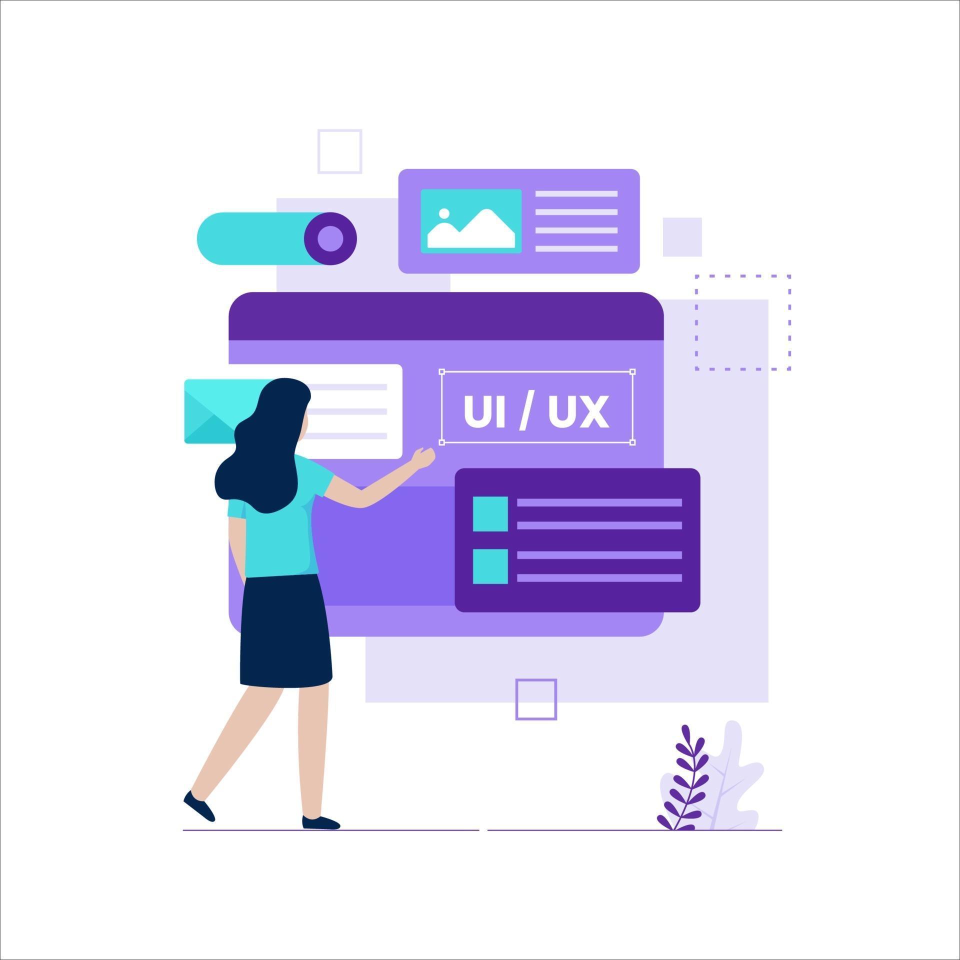 Flat design of ui ux design concept 3416063 Vector Art at Vecteezy