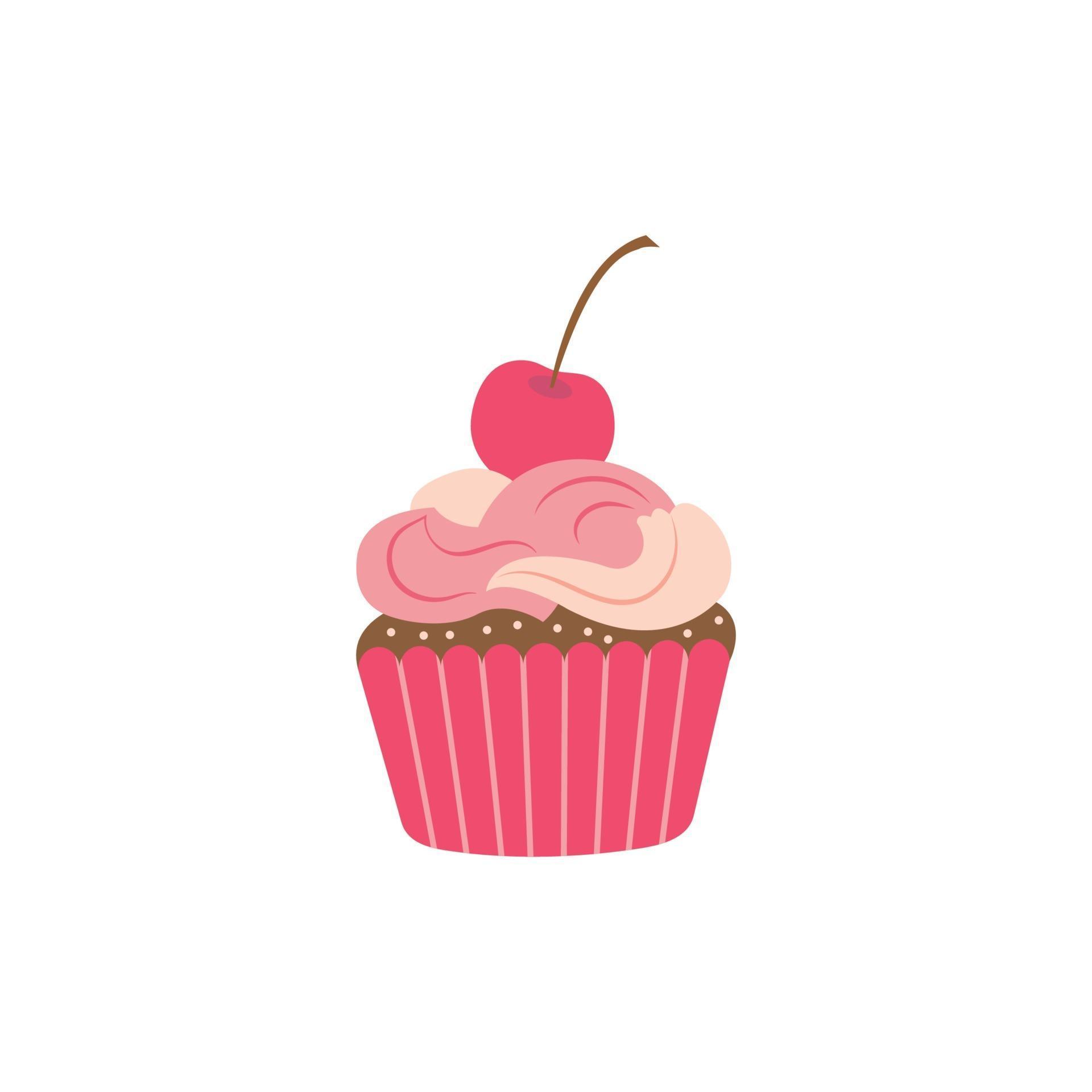 Vector Cute Cartoon Muffins Or Cupcakes 3417147 Vector Art At Vecteezy