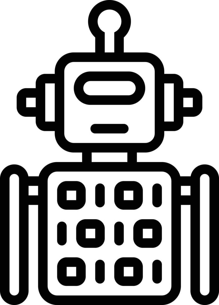 Line icon for robot code 3418568 Vector Art at Vecteezy