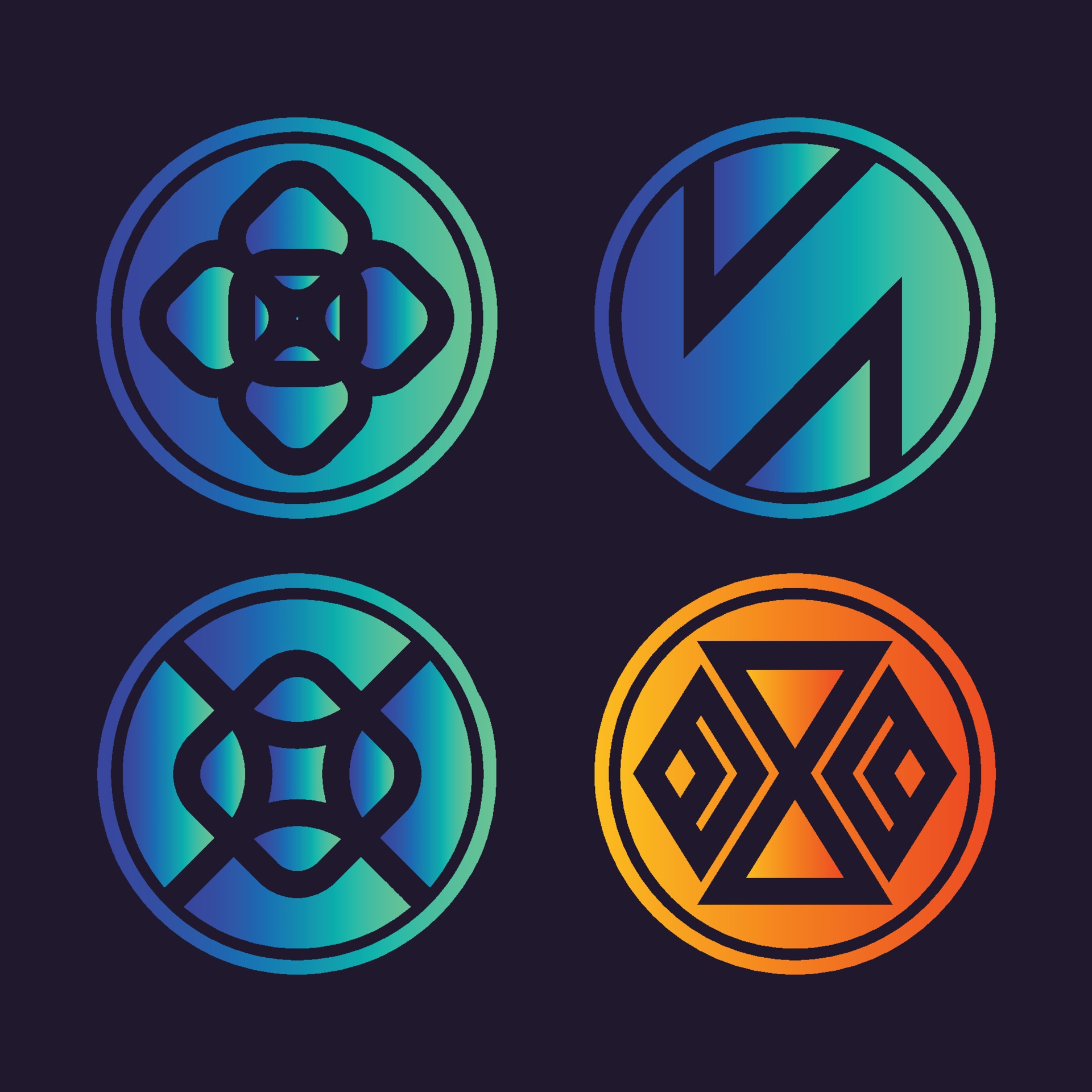 Abstract circle shapes 3423302 Vector Art at Vecteezy