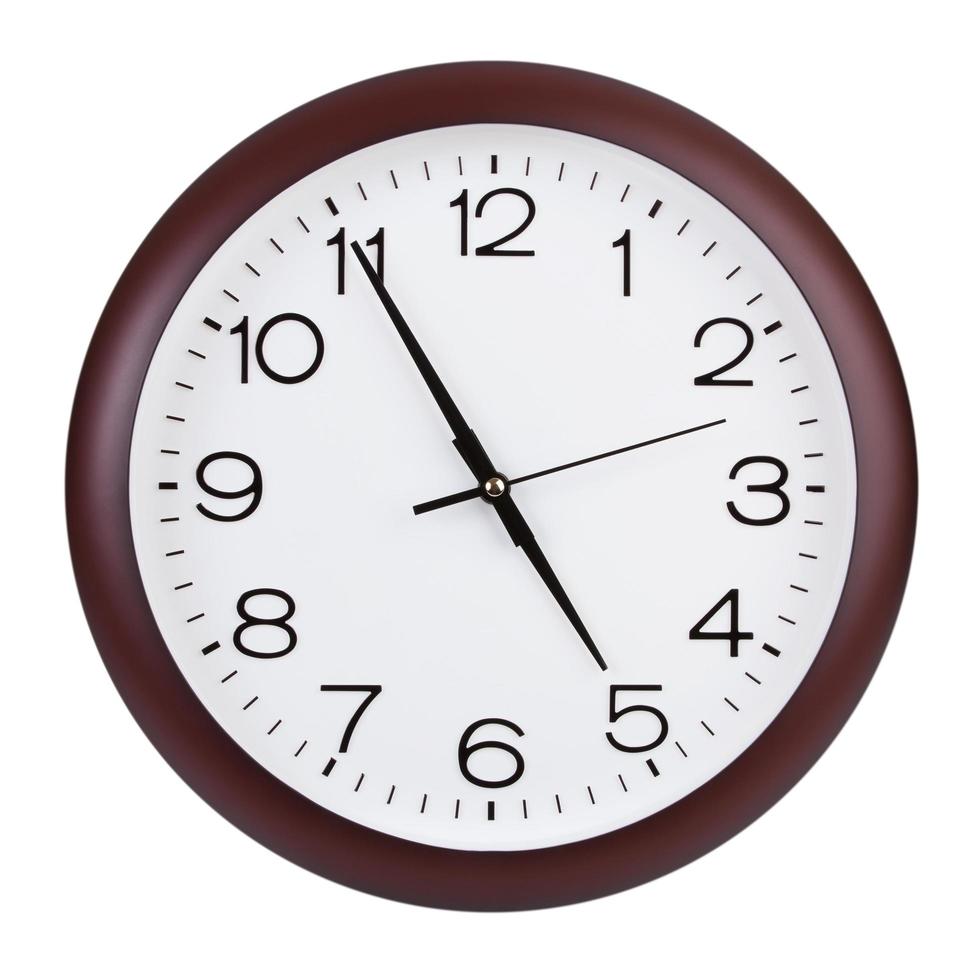 Office Round The Clock Shows Almost Five Hours 3425684 Stock Photo At office-round-the-clock-shows-almost-five-hours-3425684-stock-photo-at