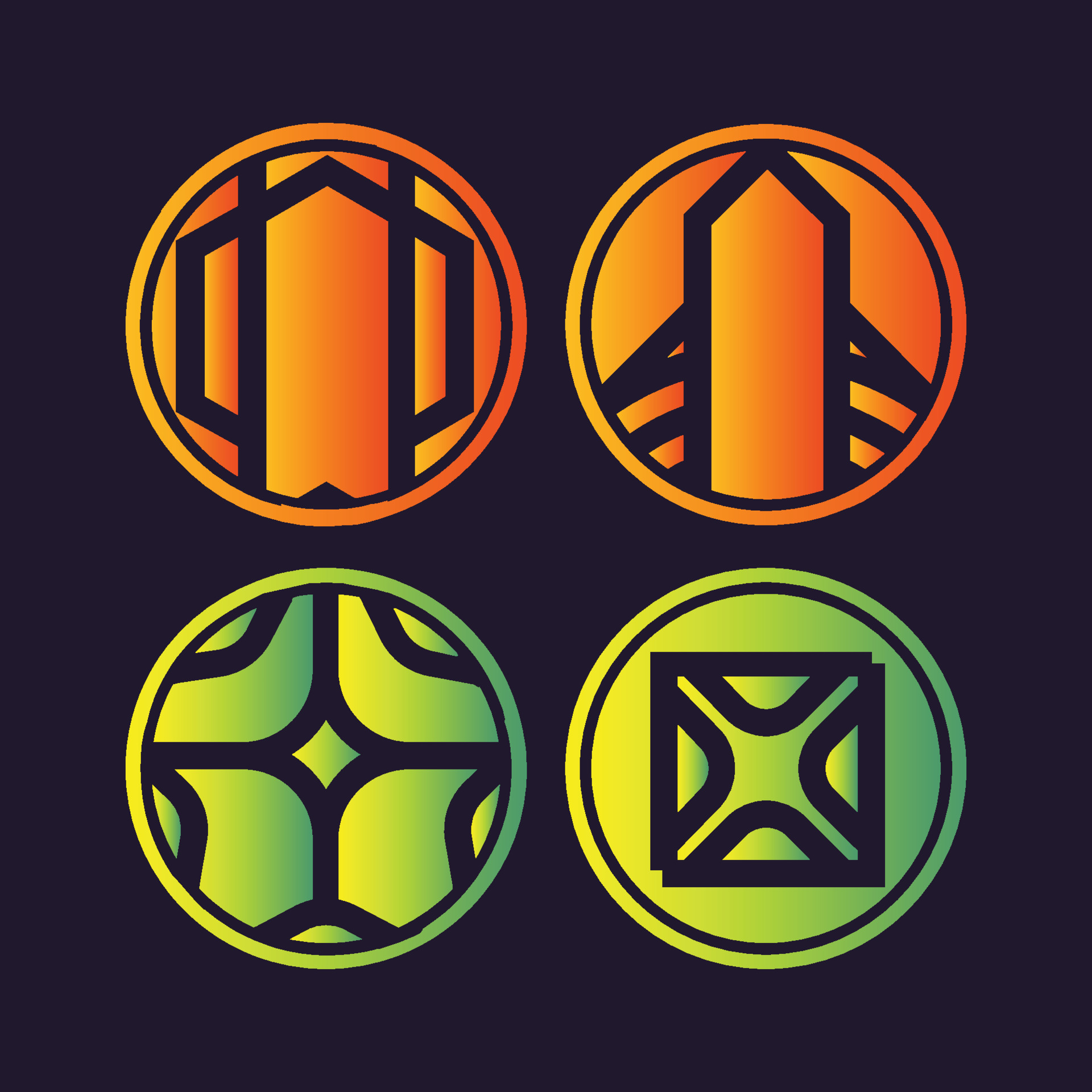 Abstract circle shapes 3435060 Vector Art at Vecteezy