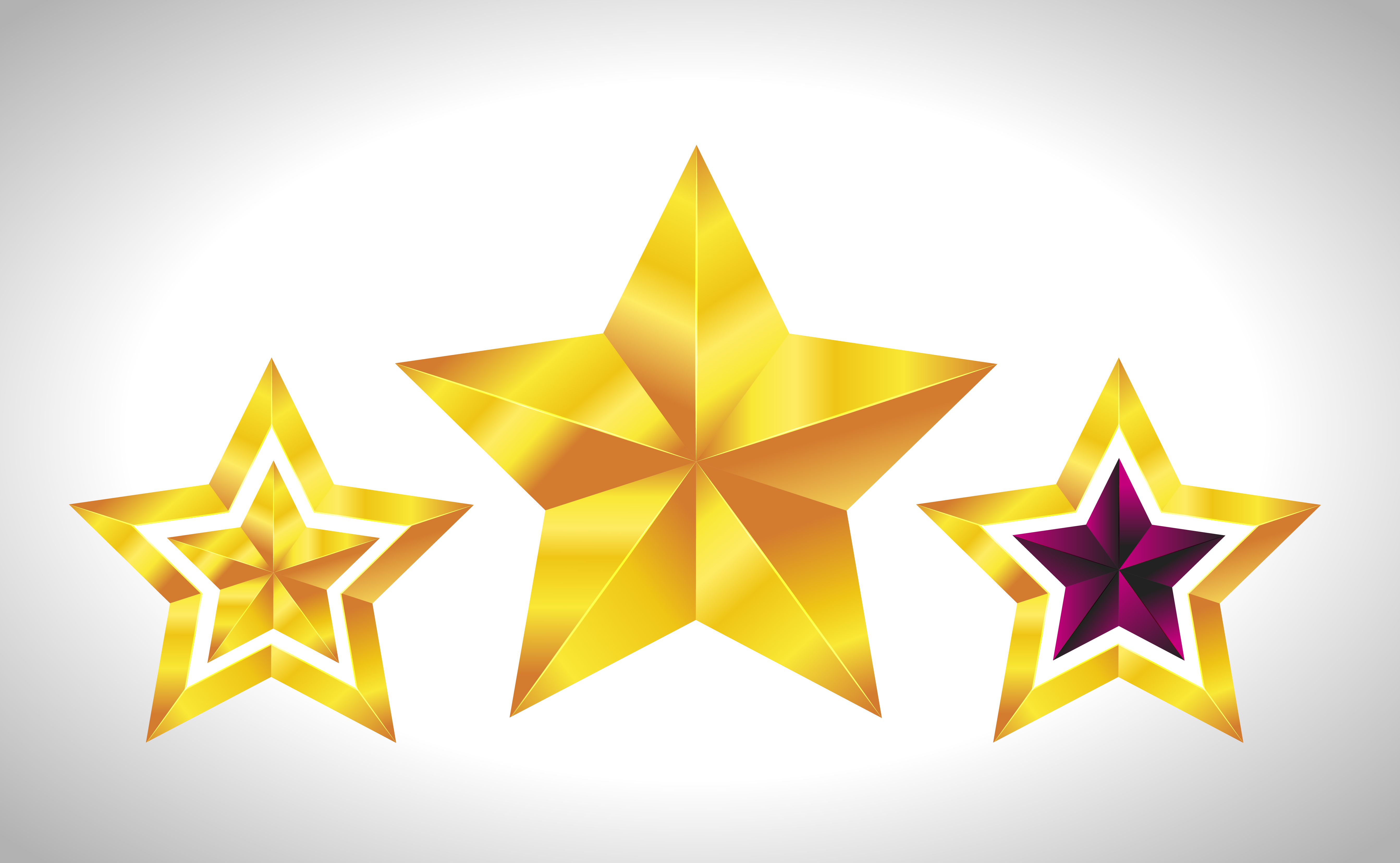 Shining Gold Star Clipart
