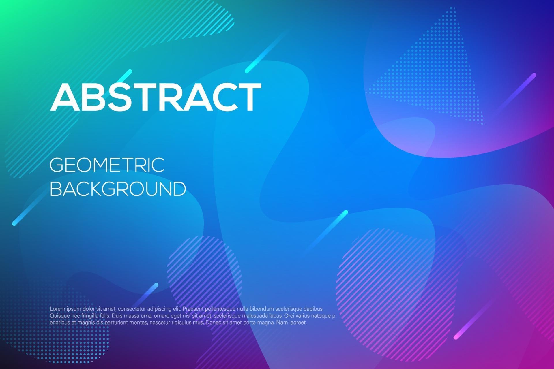 Modern dynamic futuristic web design, template 3443229 Vector Art at ...