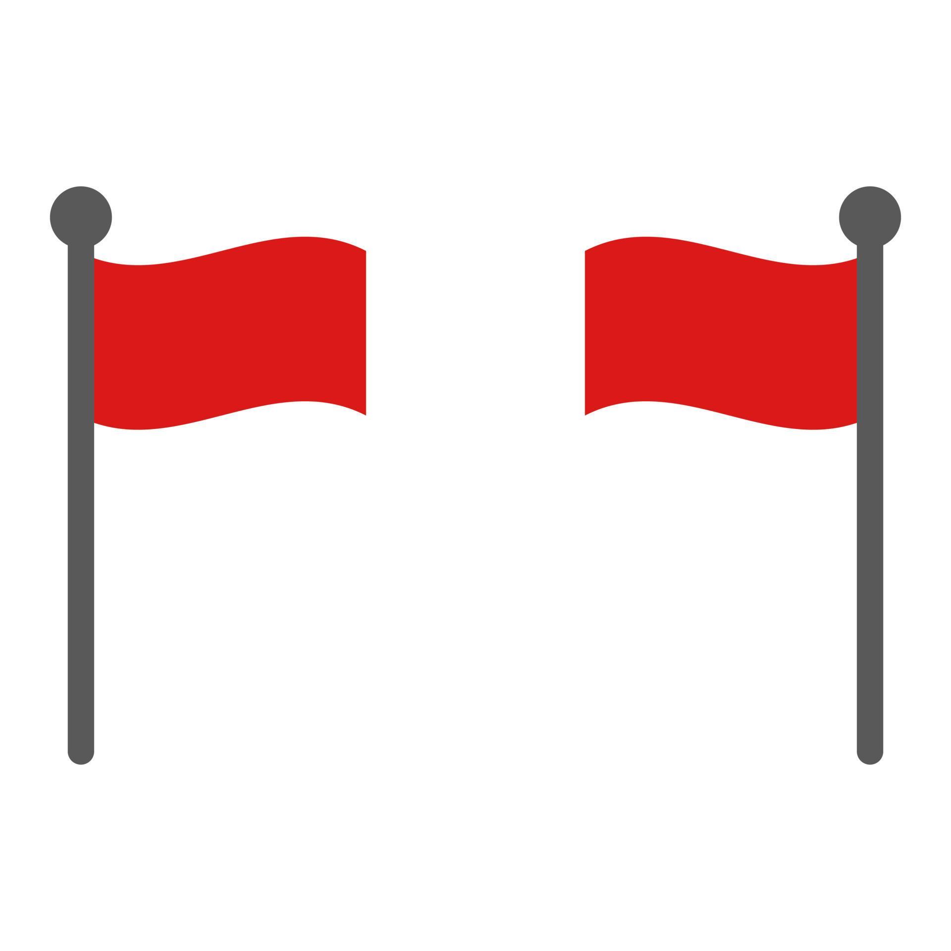 Red Flag Illustrated On White Background 3451399 Vector Art at Vecteezy