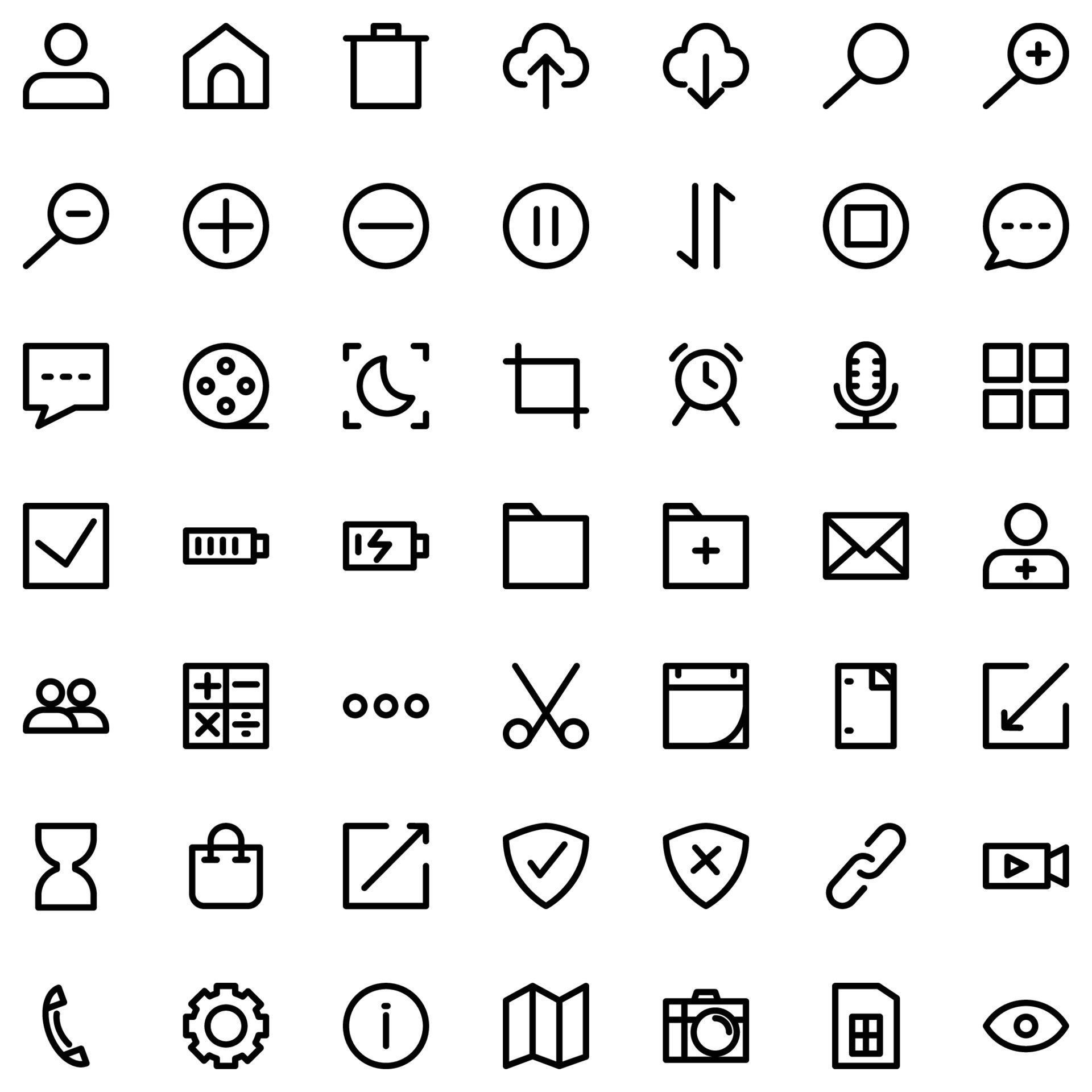 User Interface icon set 3456180 Vector Art at Vecteezy