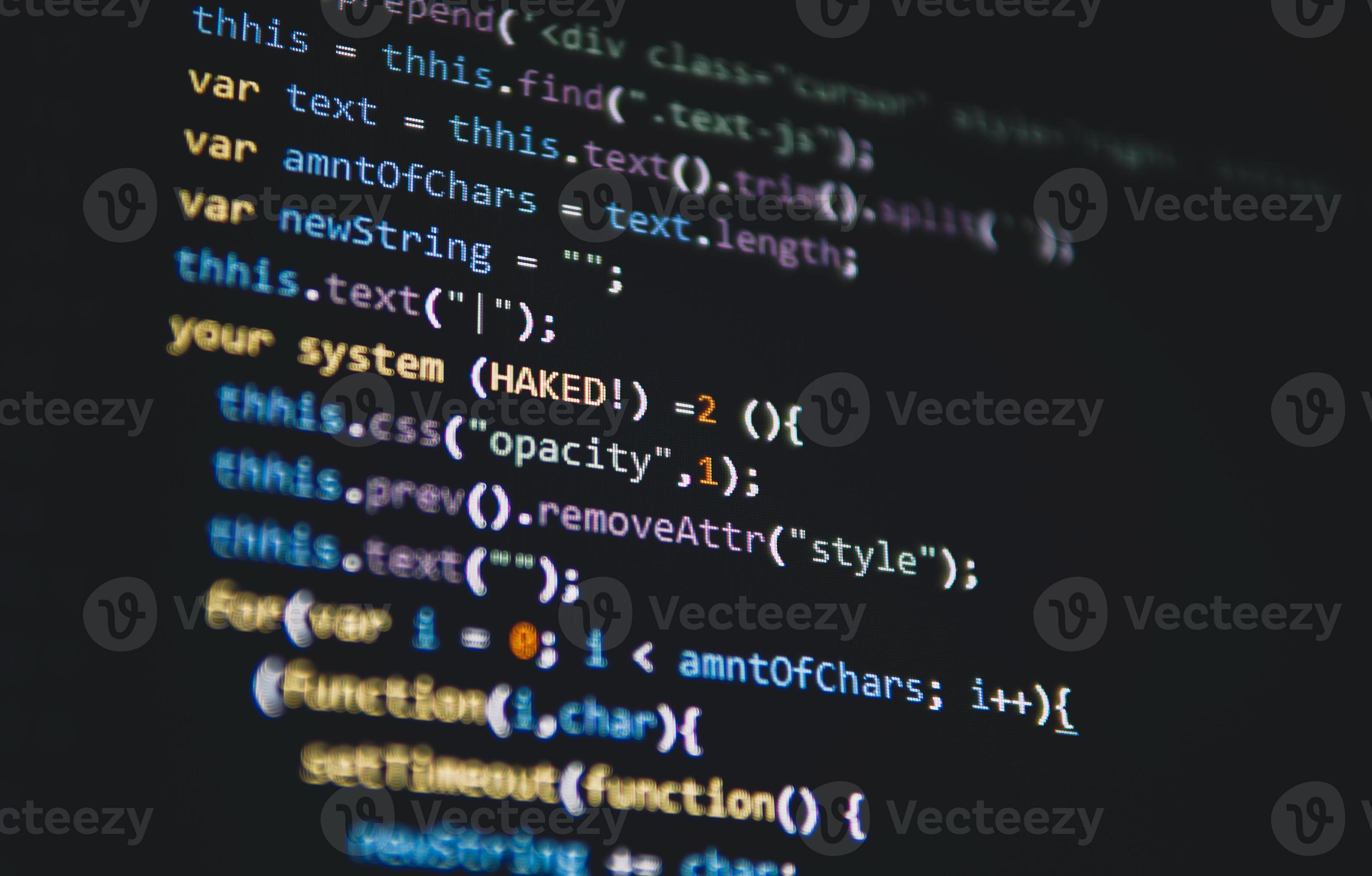 HTML code Writtining 3457651 Stock Photo at Vecteezy
