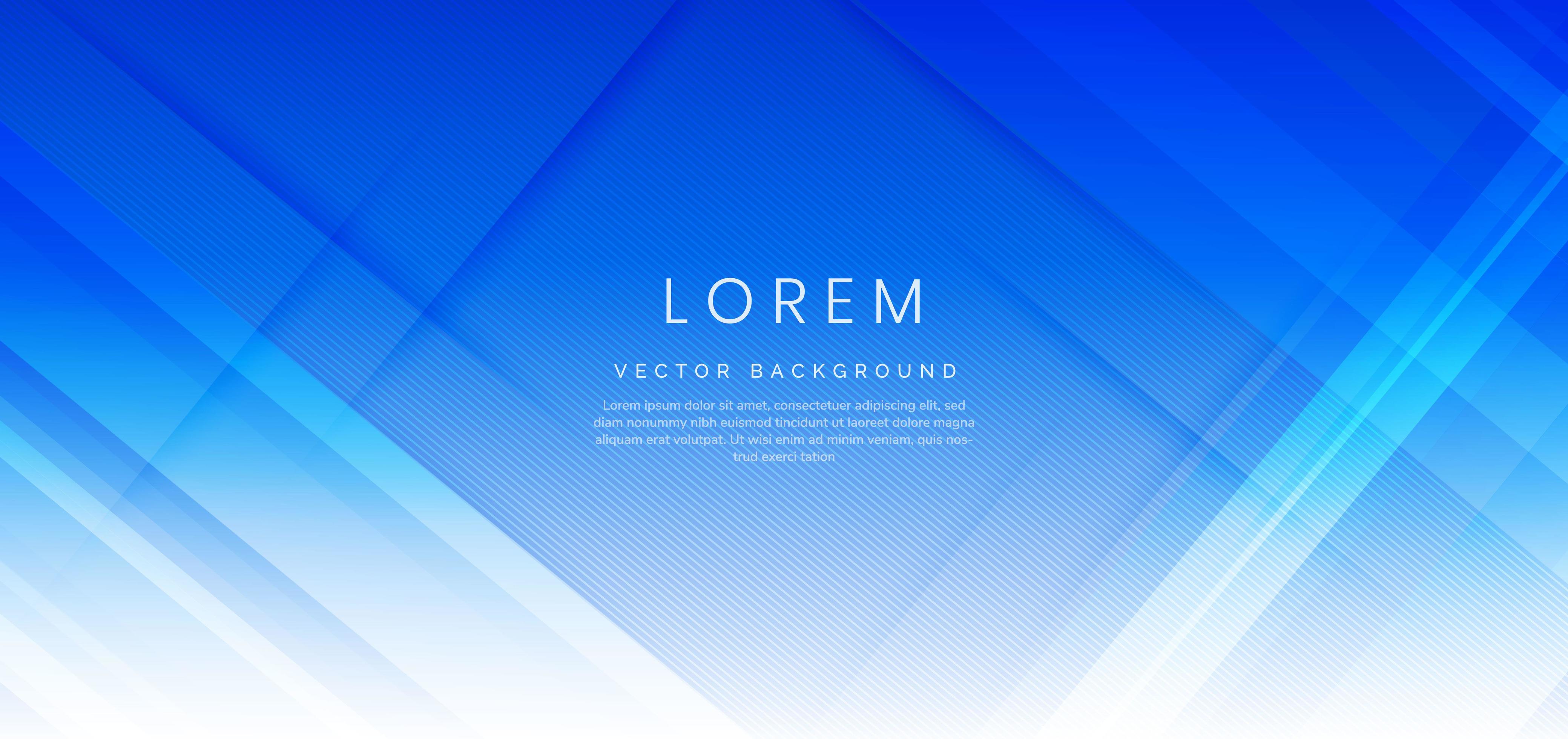 Abstract blue gradient geometric diagonal overlay layer background ...