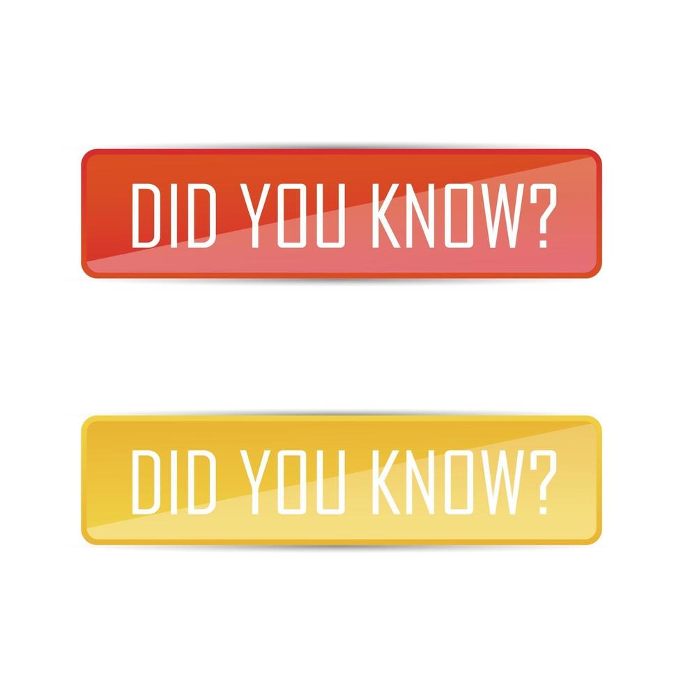 Did You Know Question Banners Buttons Icons Set 3467239 Vector Art at ... Did You Know Question Banners Buttons Icons Set 3467239 Vector Art at ...