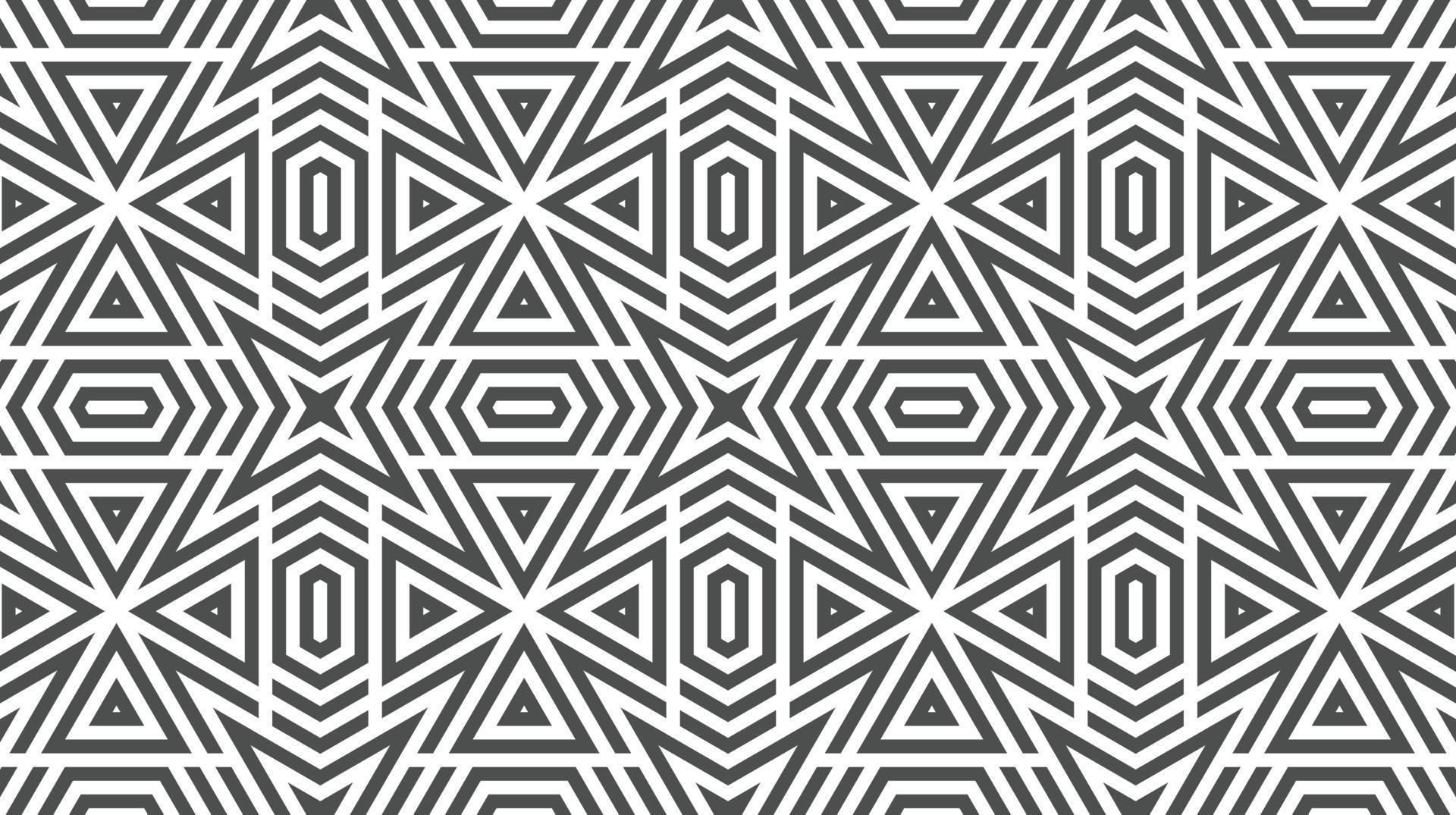 Abstract Seamless Hexagonal Triangle Shapes Patern 3470823 Vector Art