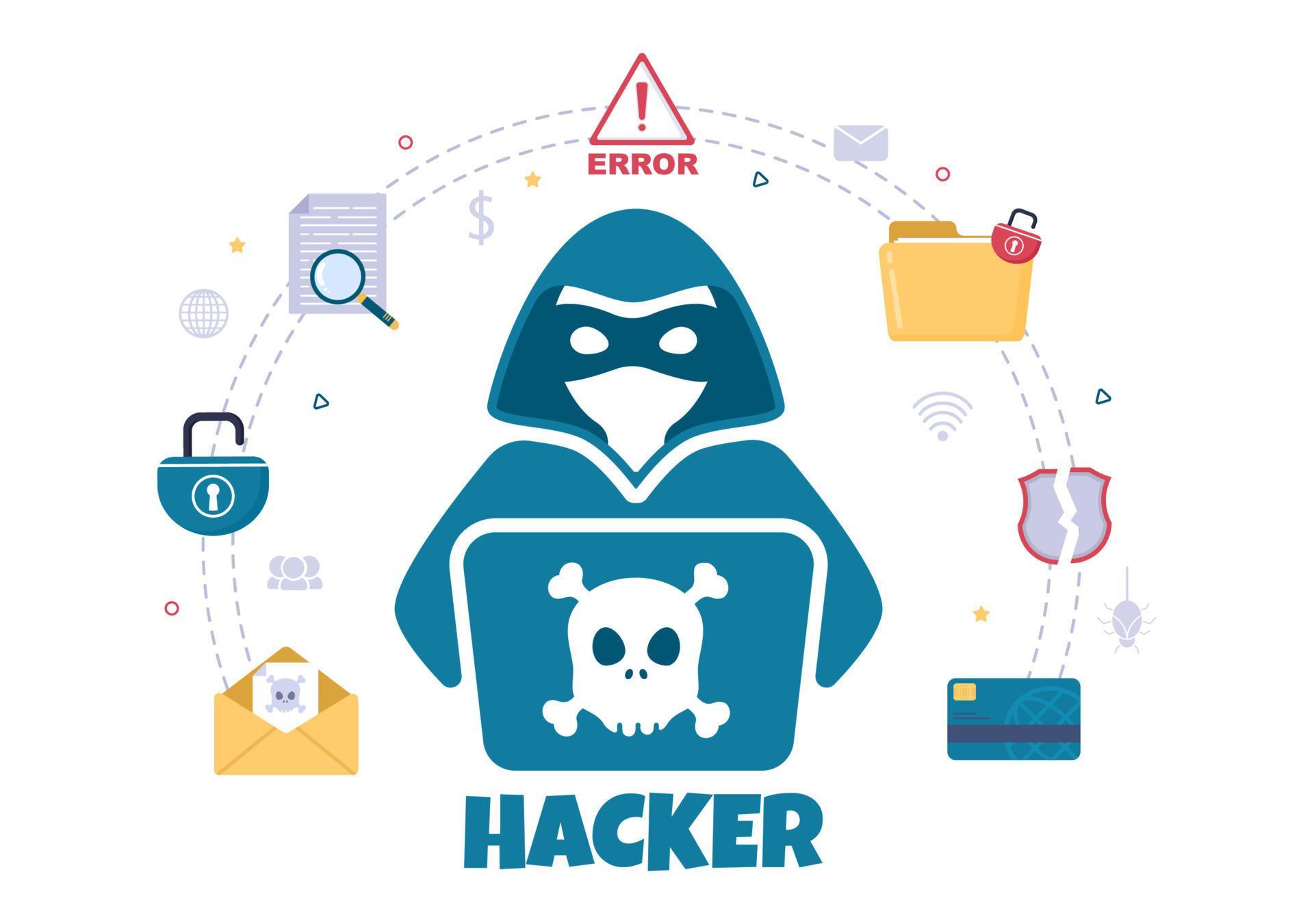 Hacker Vector Illustration 3471421 Vector Art at Vecteezy