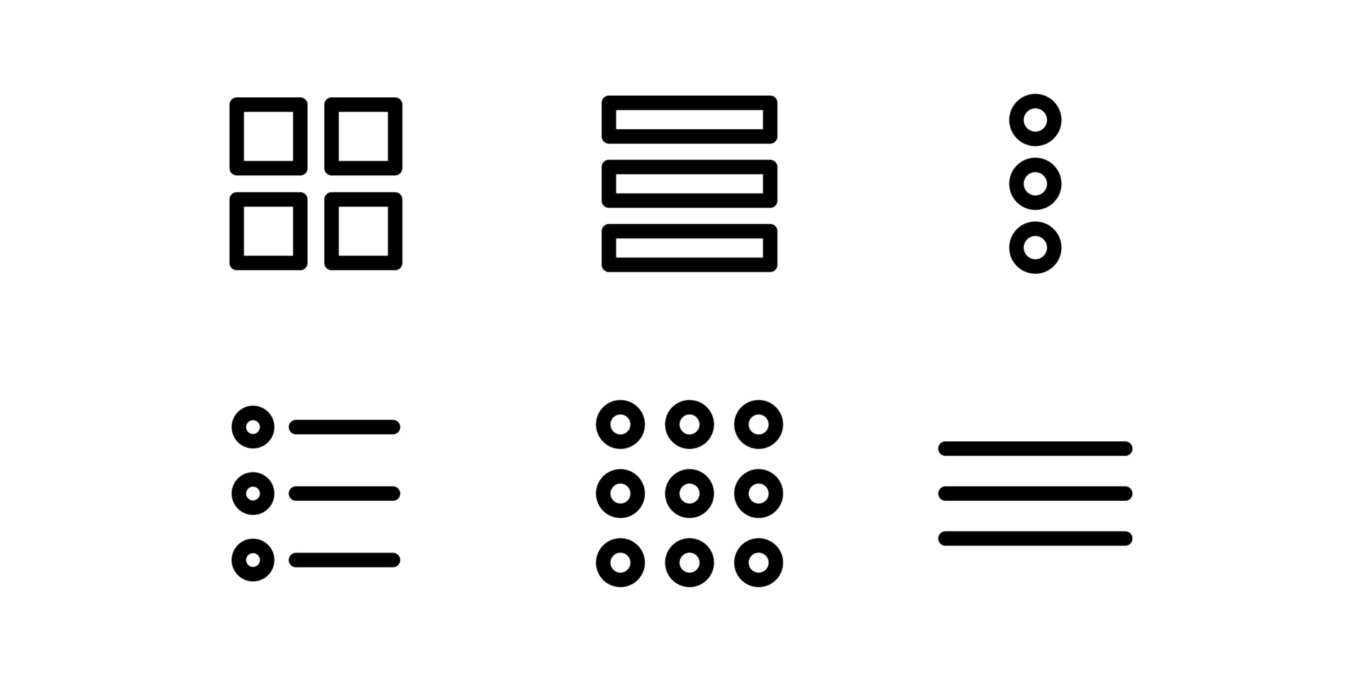 Menu Button icon. Web page vector element 3474345 Vector Art at Vecteezy