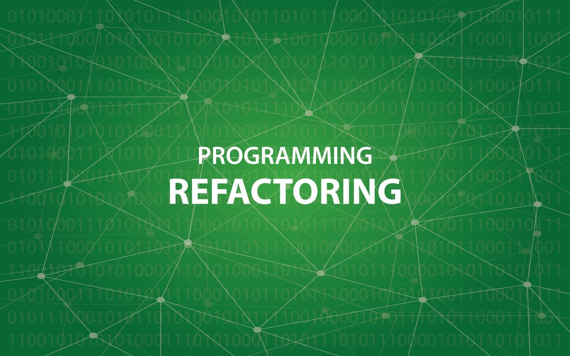 Programming Refactoring Concept Illustration White Text Illustration 3474522 Vector Art At Vecteezy