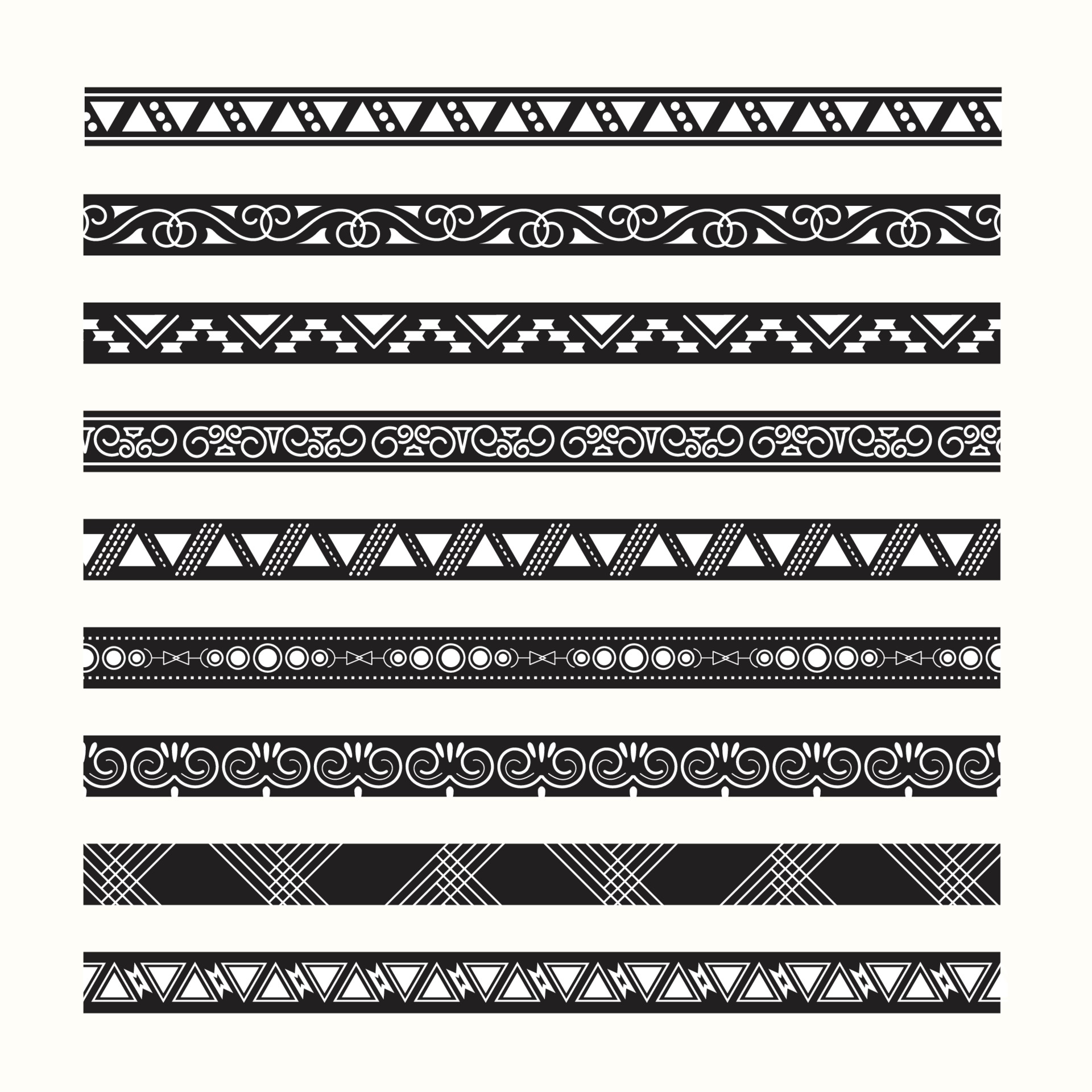 set of vintage borders lines vector 3474673 Vector Art at Vecteezy