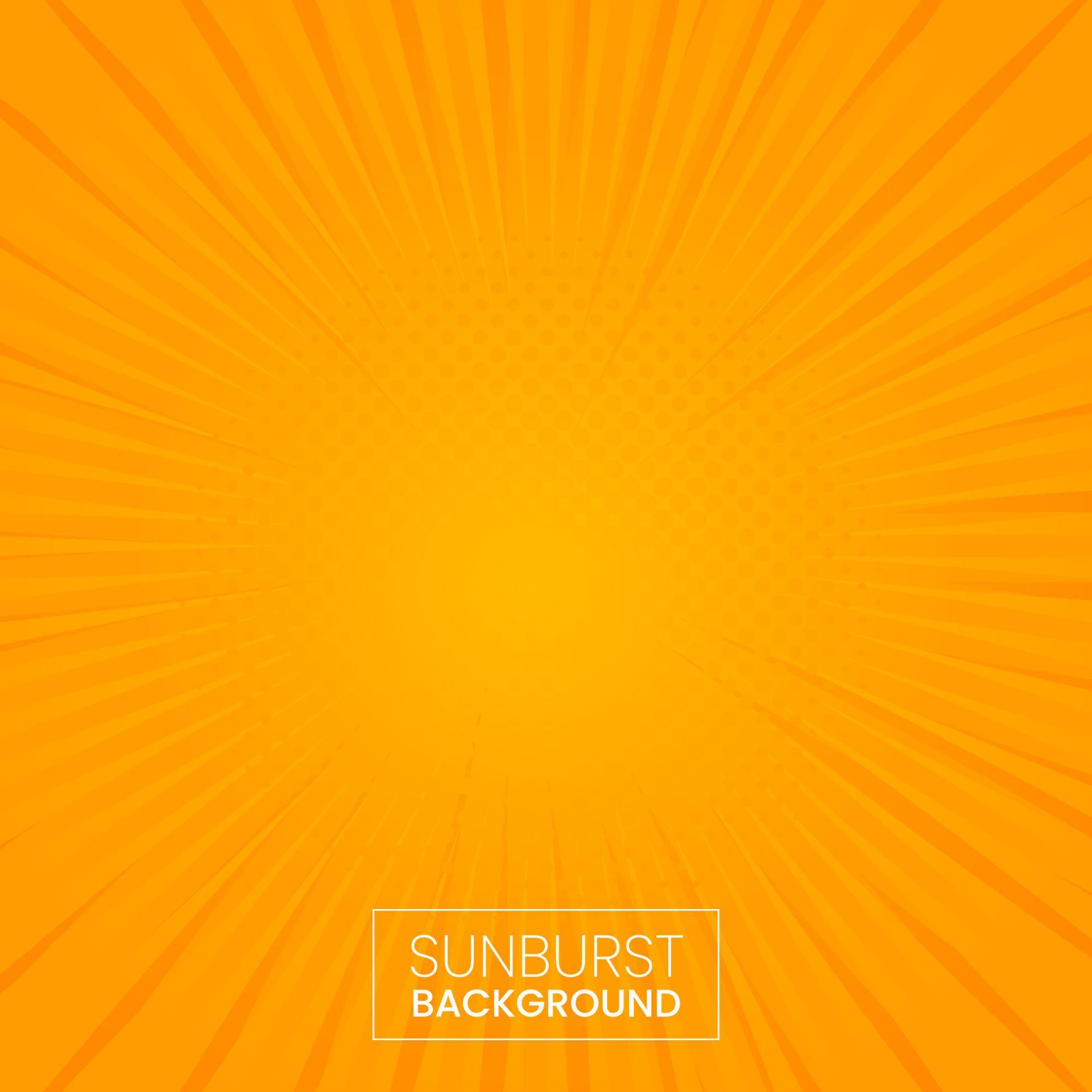Sunburst Background Design Yellow Color Gradient Style 3475197 Vector