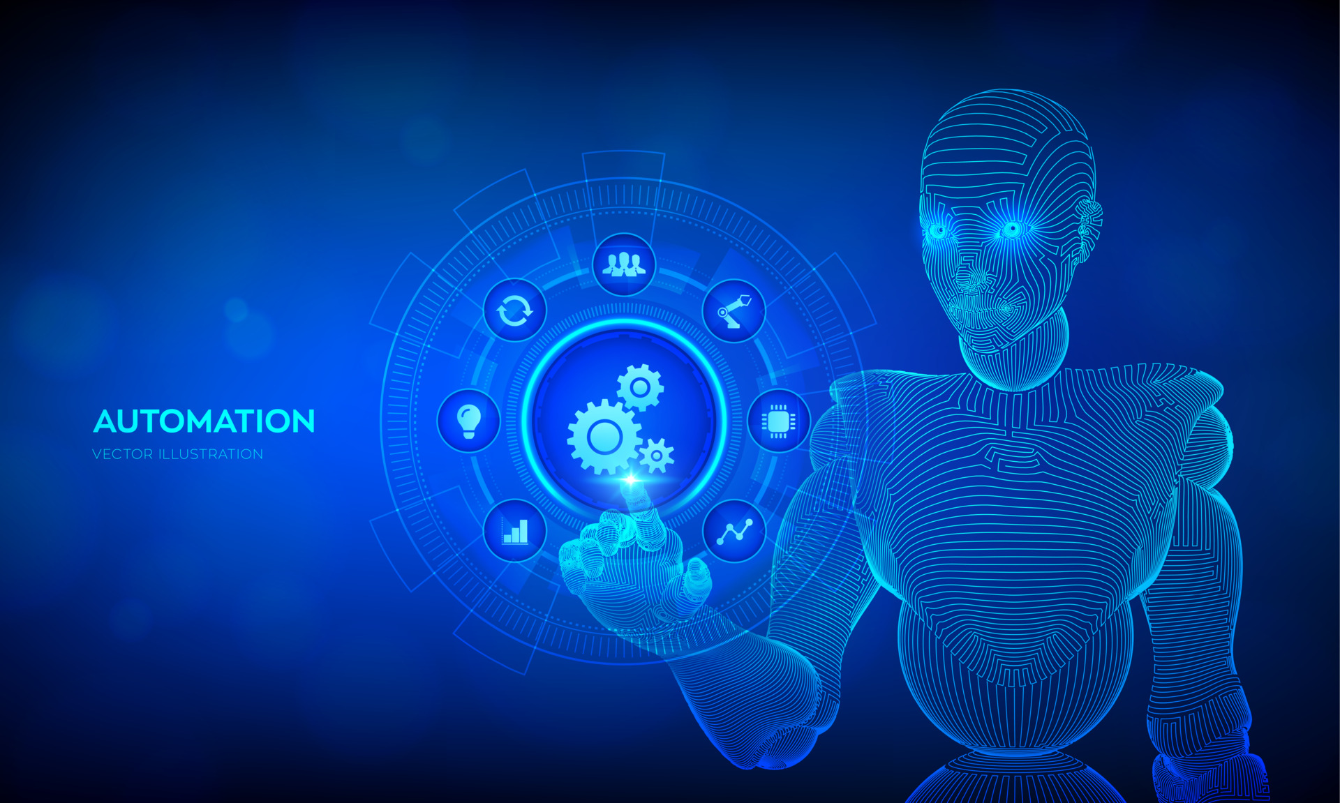 Automation Software. IOT and Automation concept as an innovation ...