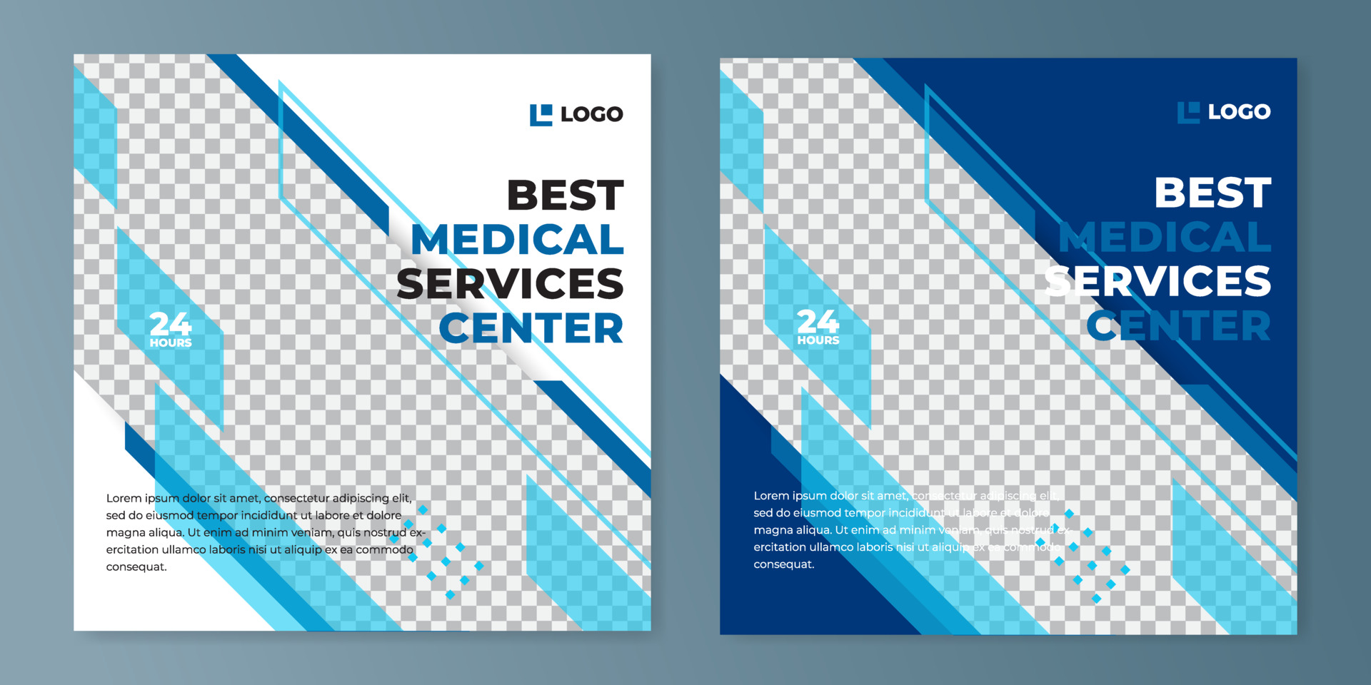 social media design template with image placement 3480493 Vector Art at ...