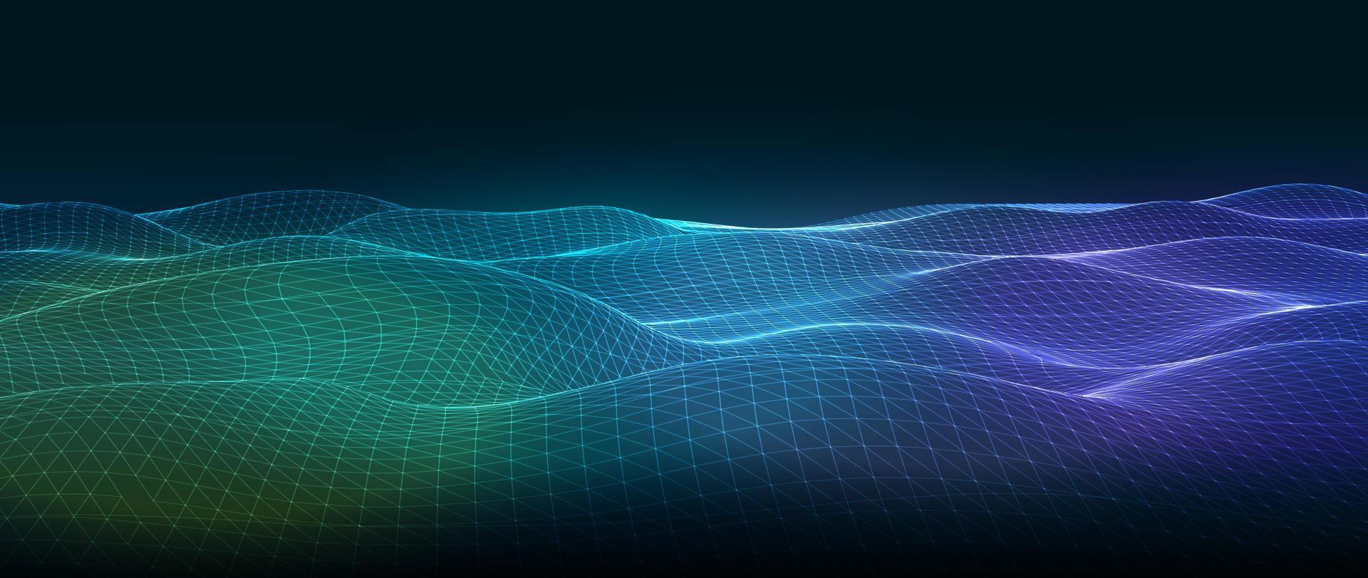 Abstract Technology Background And Big Data Visualisation Vector Illustration 3480780 Vector