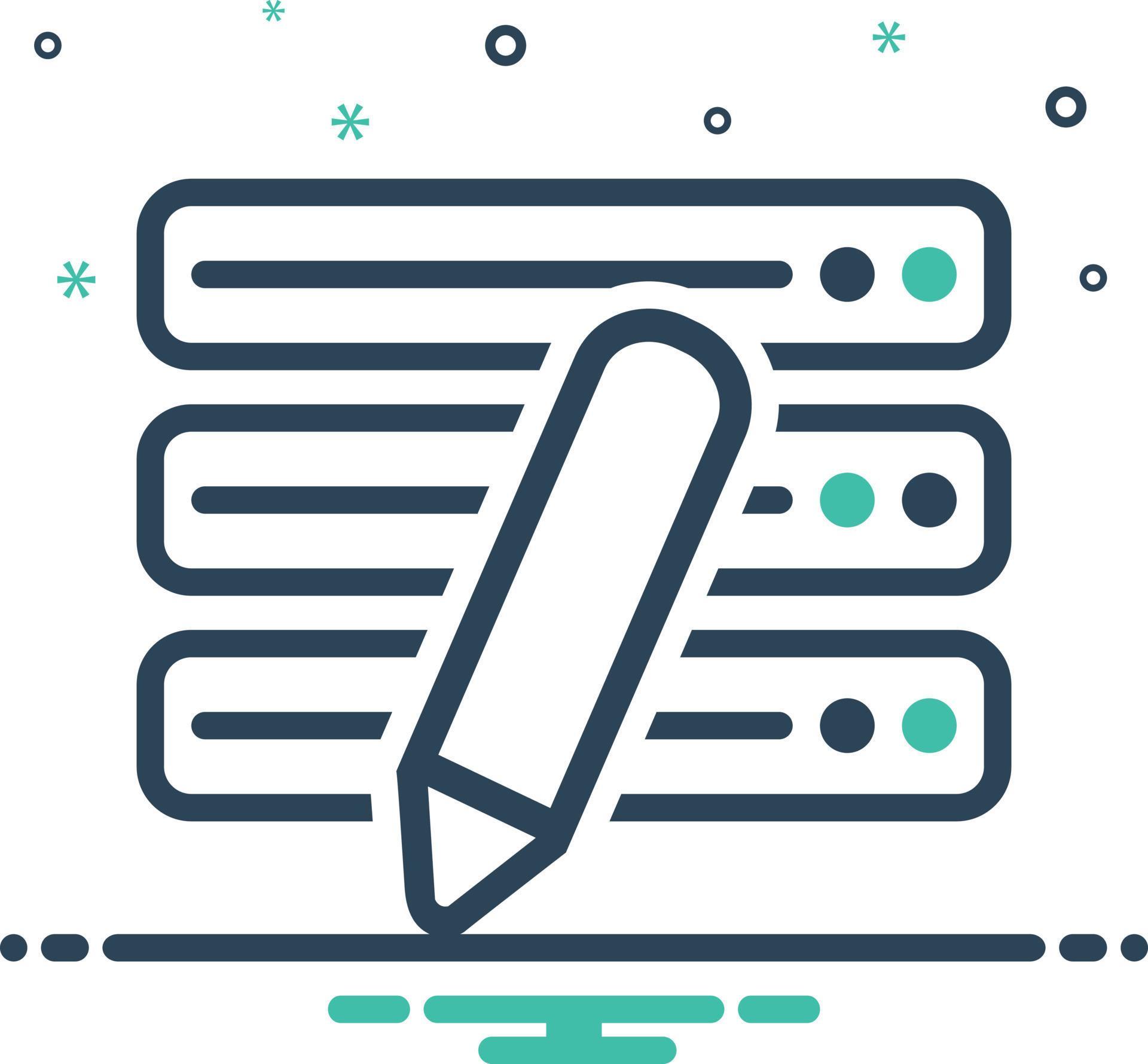 Mix icon for data 3497092 Vector Art at Vecteezy