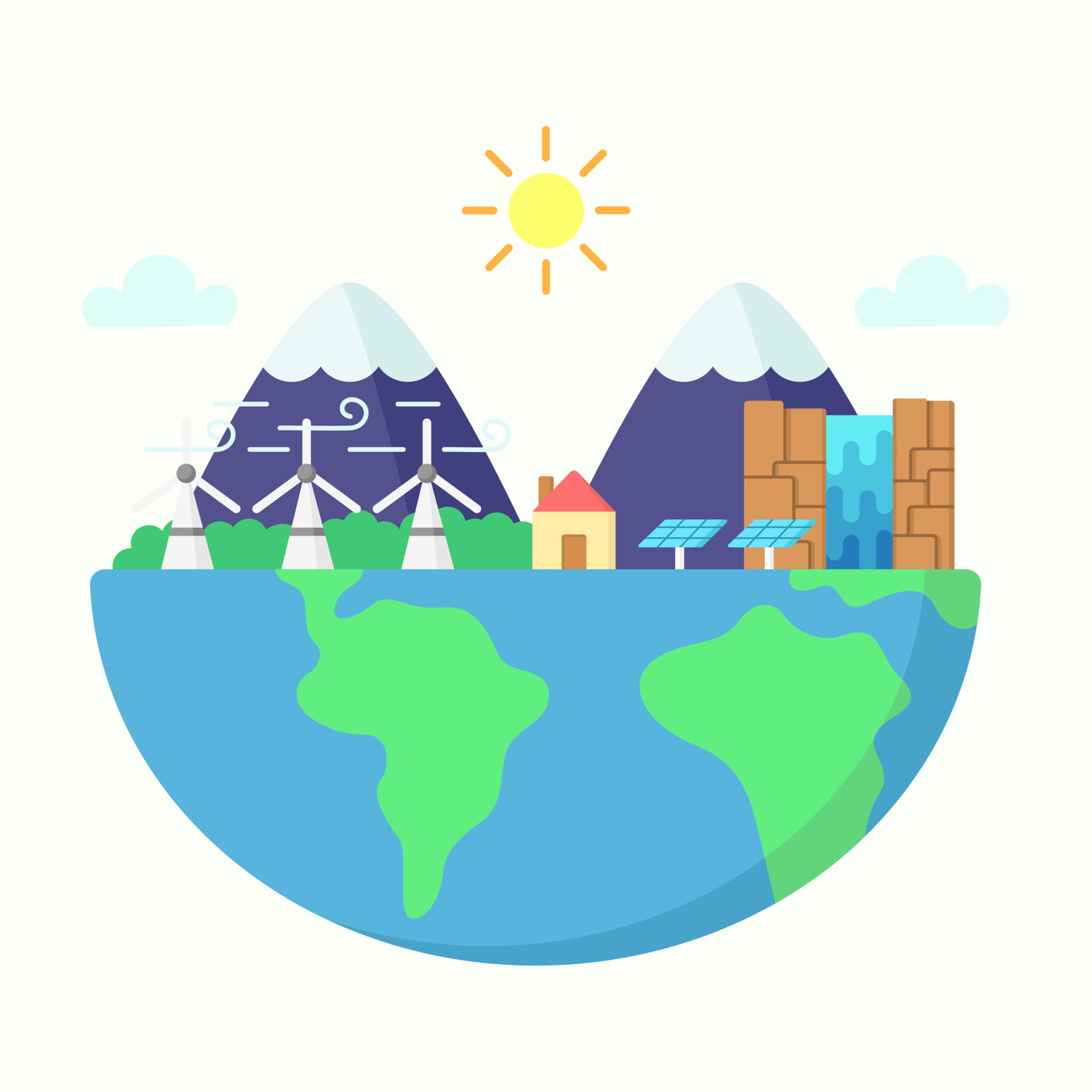 Ecosystem Vector Illustration 3503820 Vector Art at Vecteezy