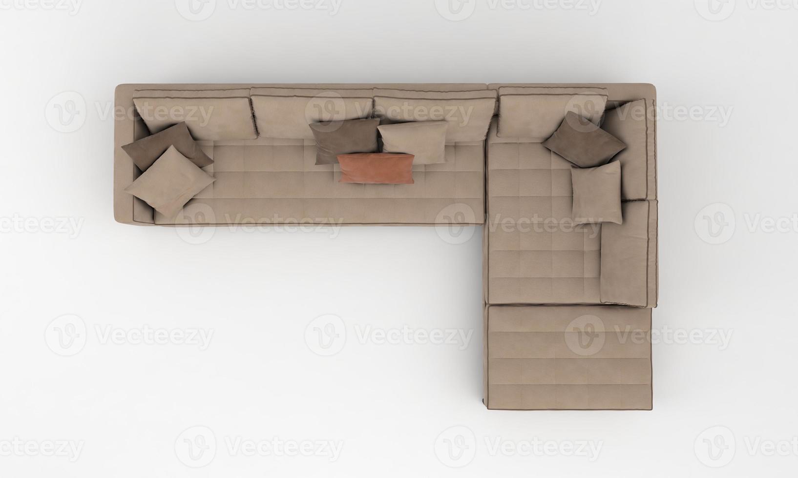 sofá vista superior muebles representación 3d 3504970 Foto de stock en ... sofá vista superior muebles representación 3d 3504970 Foto de stock en ...
