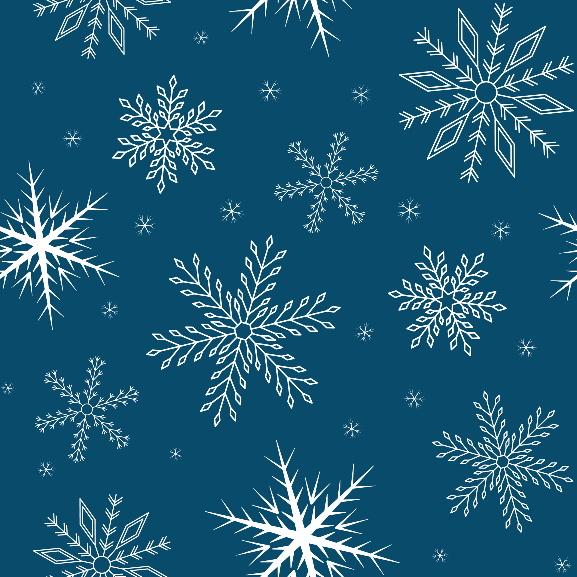 Snowflake pattern. Geometric snowflakes are perfect for backgrounds ...
