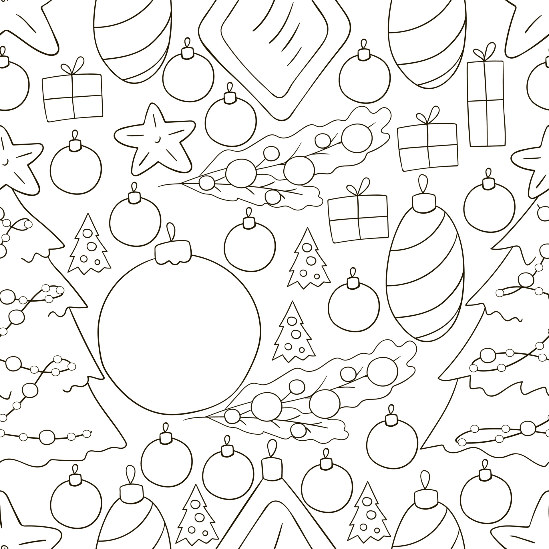 Pattern in hand draw style. Seamless vector pattern with stars ...