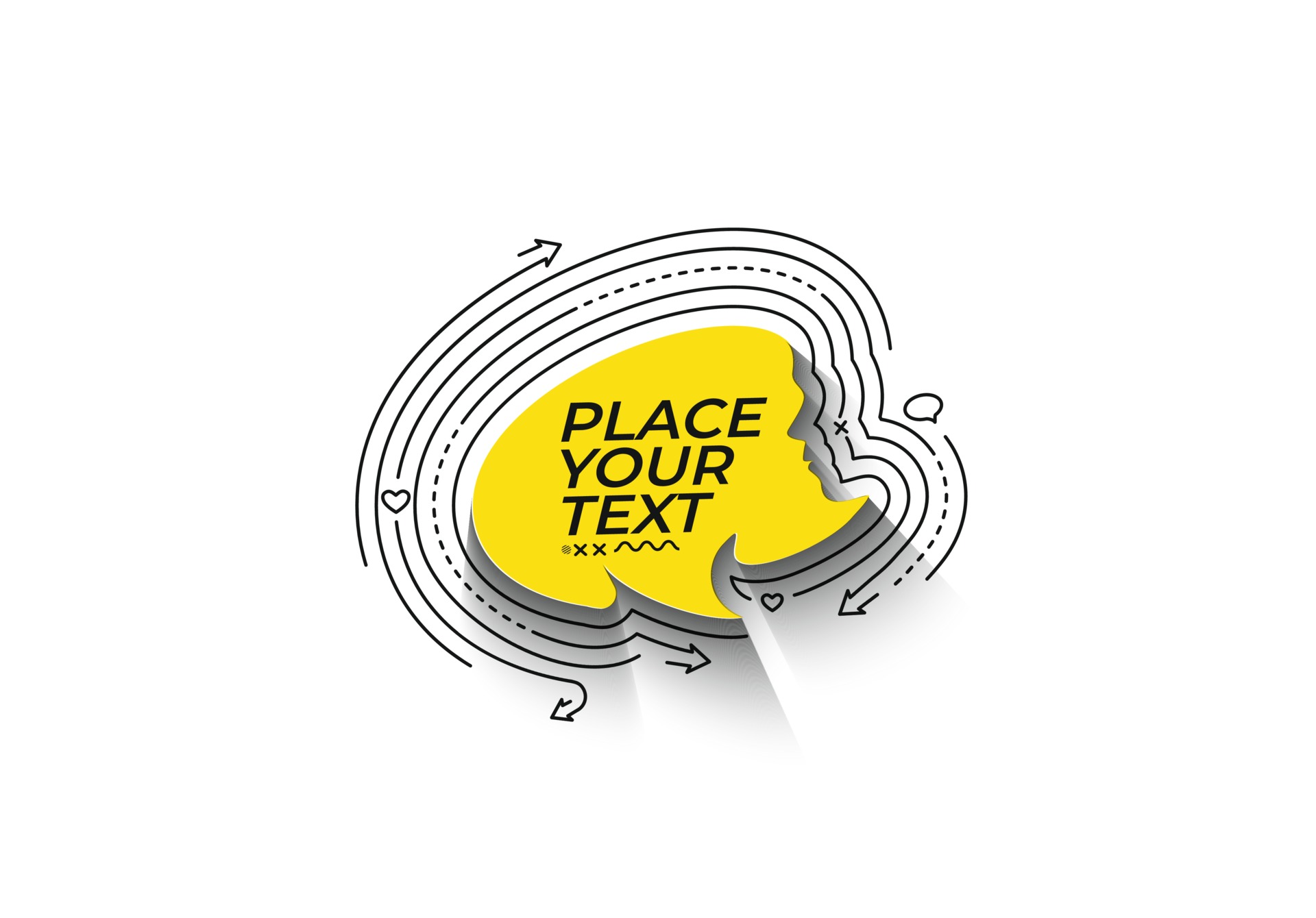 Speech bubble illustration Glossy Vector Design Element. 3513684 Vector ...