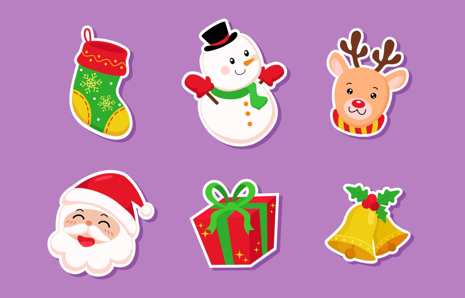 Christmas Item Set 3521849 Vector Art at Vecteezy
