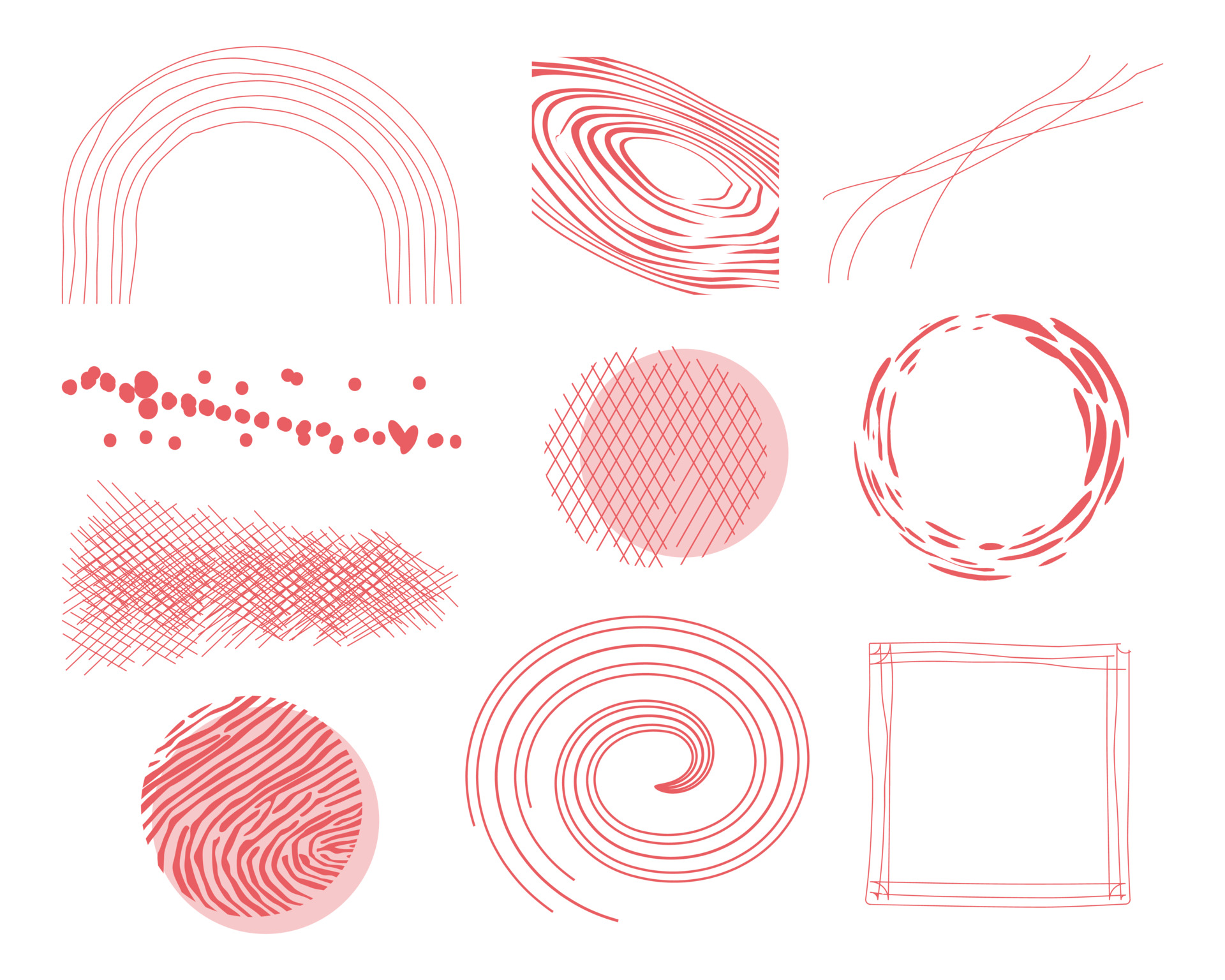 Set of Abstract elements design 3525525 Vector Art at Vecteezy