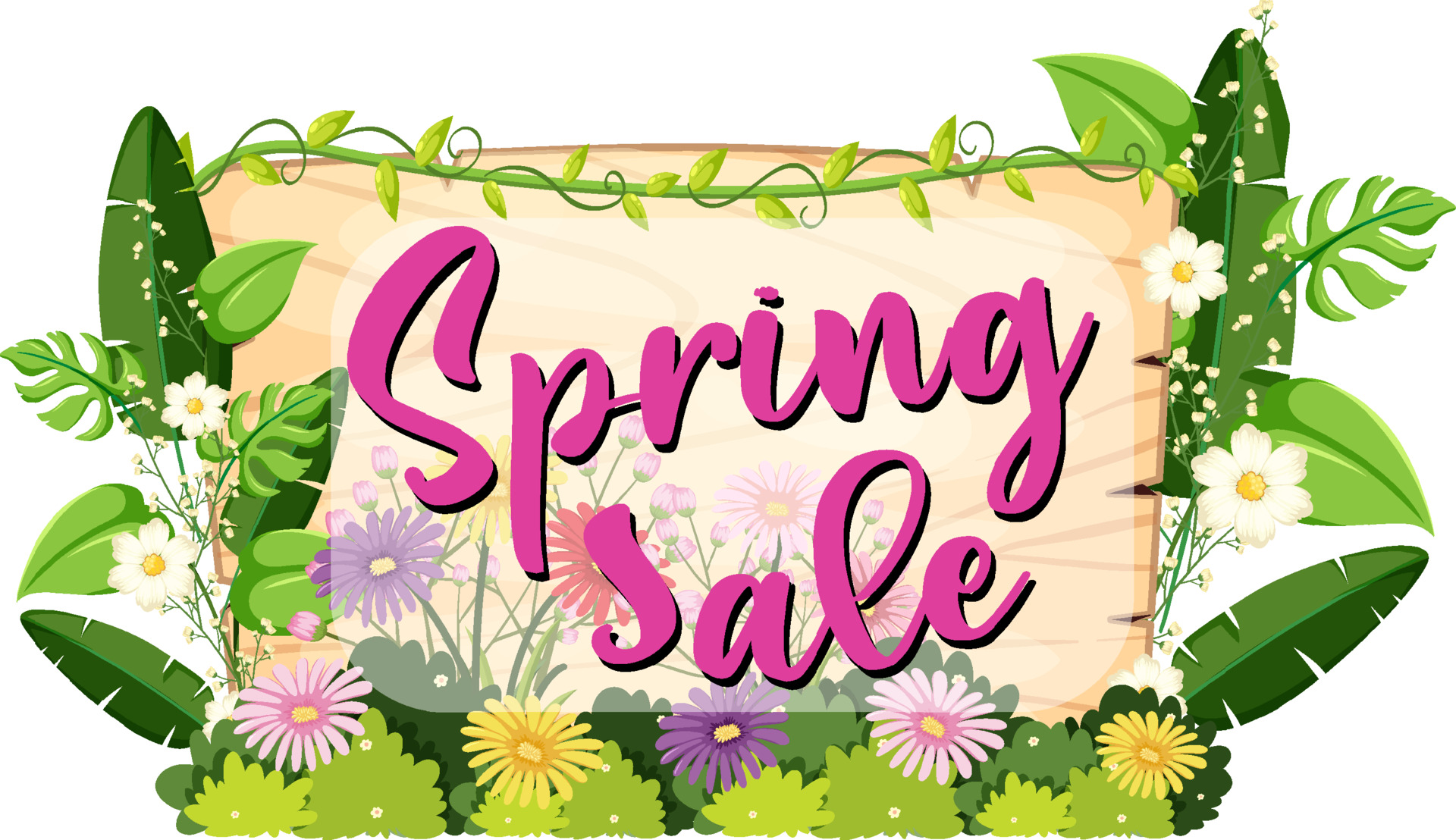 Spring sale banner template 3532281 Vector Art at Vecteezy