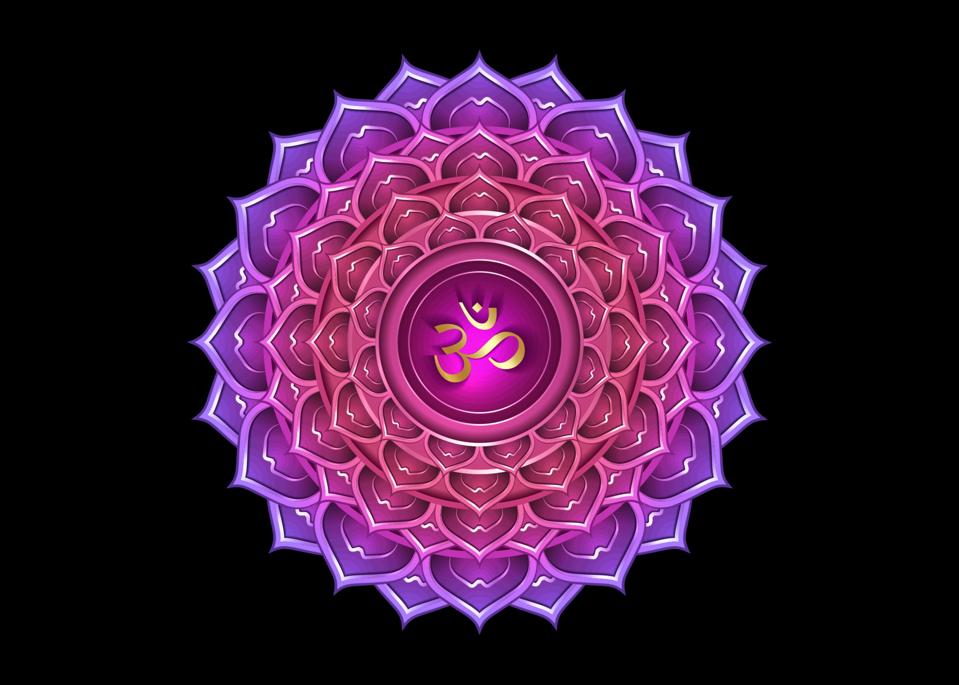 seventh chakra Sahasrara logo template. Crown chakra symbol, Purple ... seventh chakra Sahasrara logo template. Crown chakra symbol, Purple ...