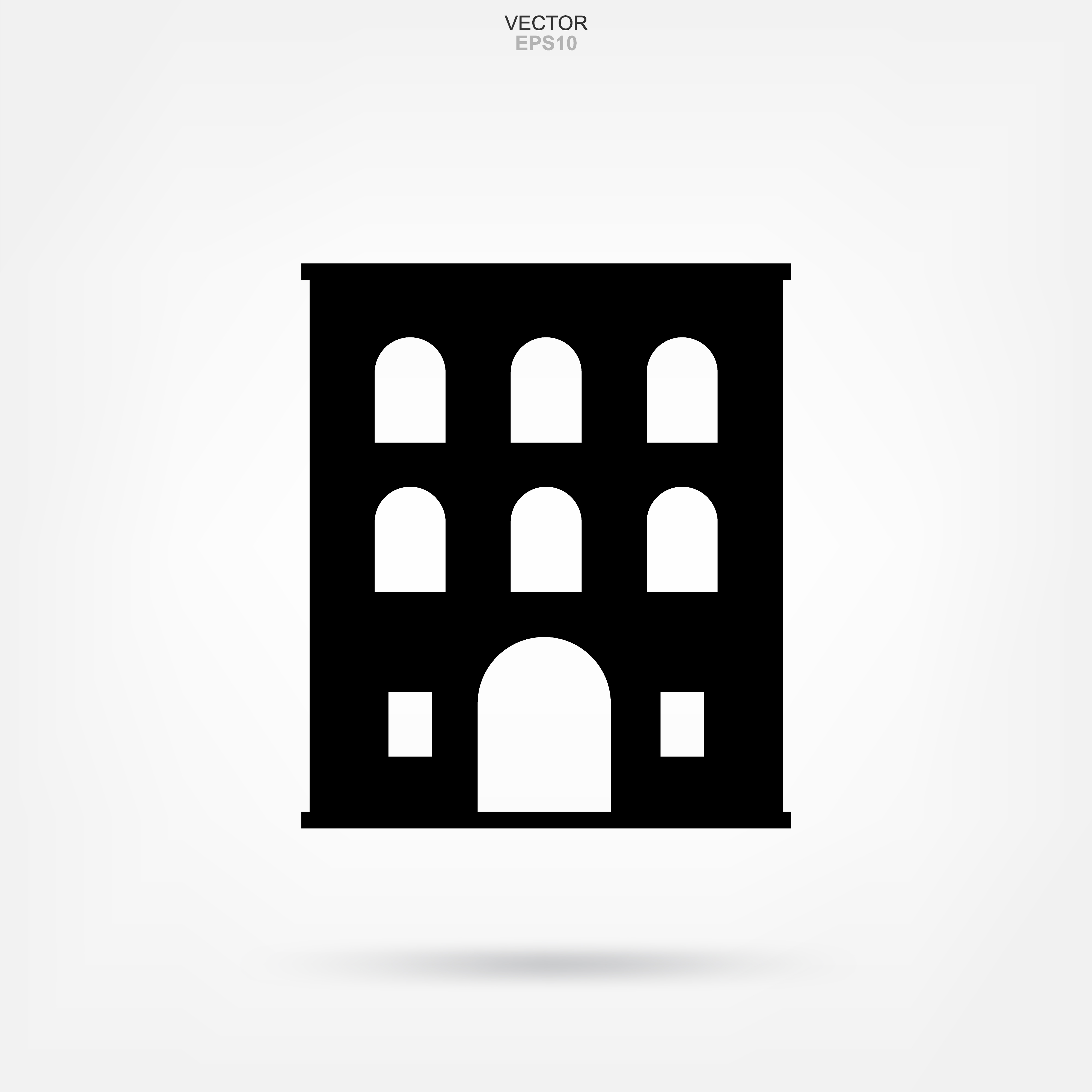 Building icon. Architecture identity with detail and element design ...