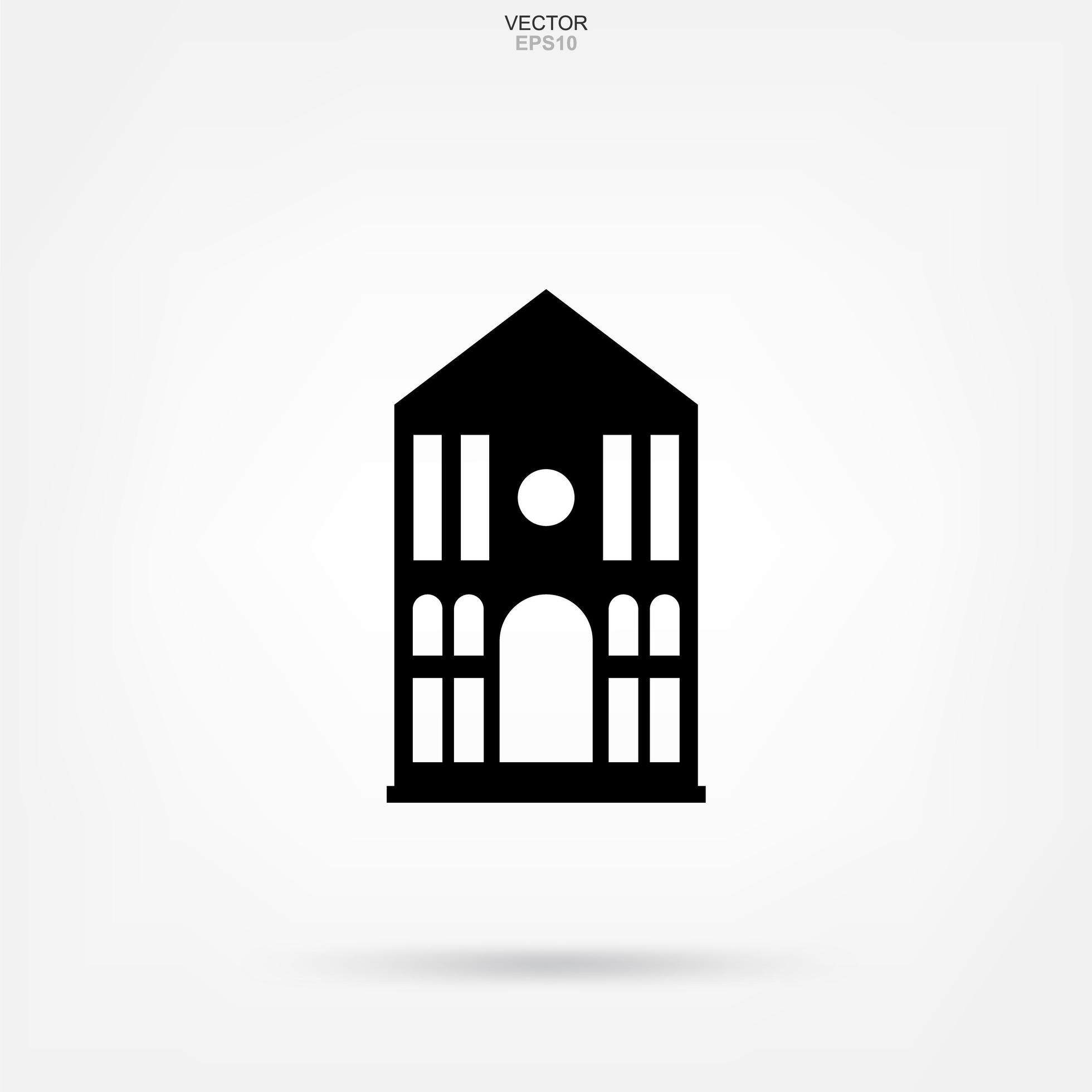 Building icon. Architecture identity with detail and element design ...