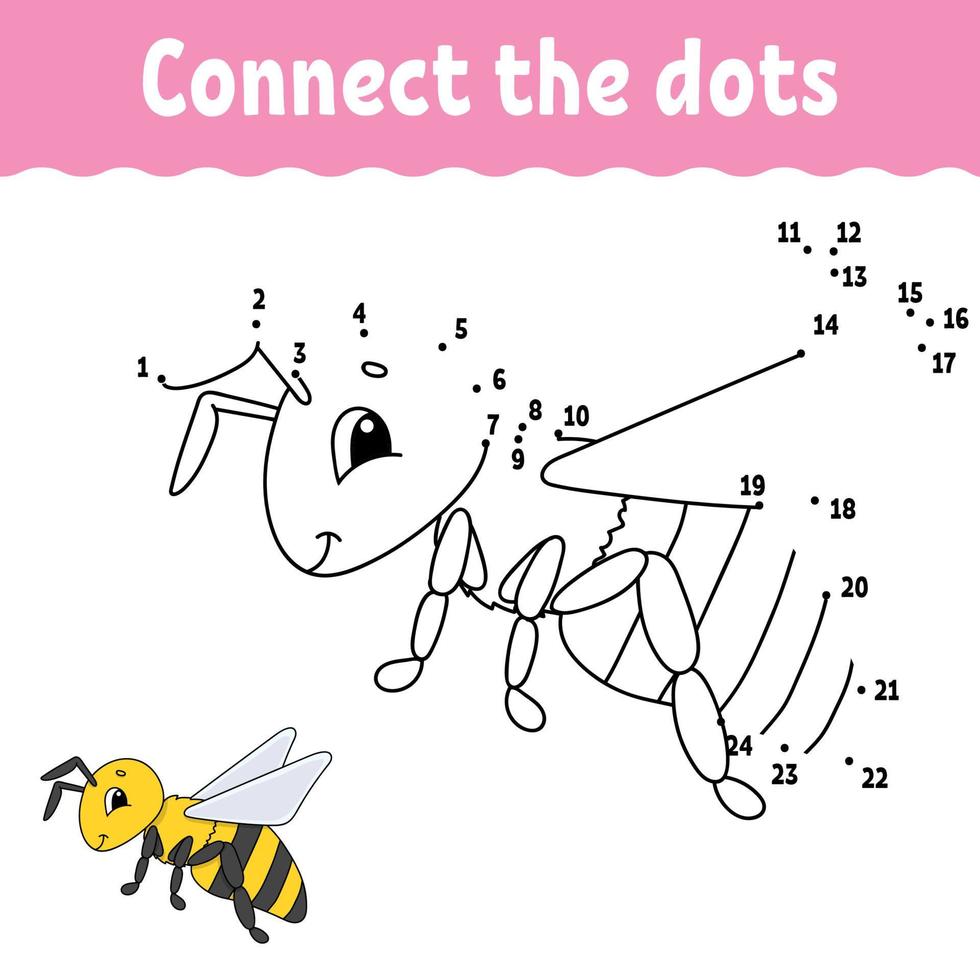 Dot to dot. Draw a line. Handwriting practice. Learning numbers for ...