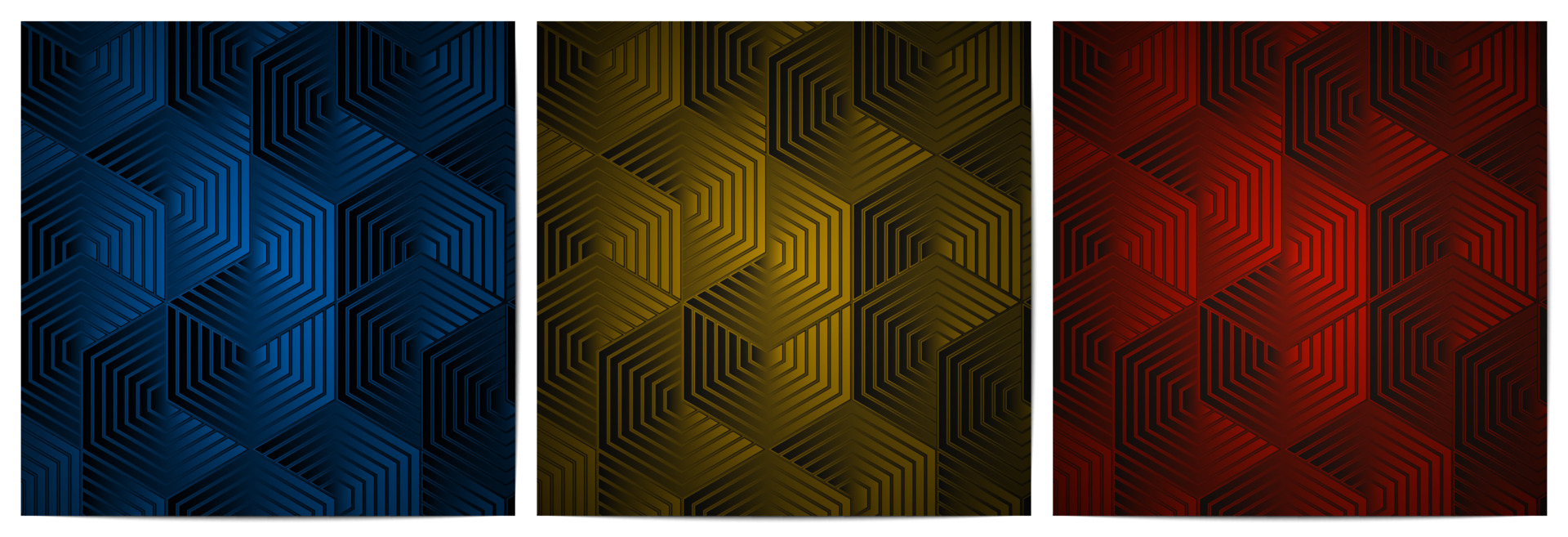 Geometric pattern with polygonal shape overlapping 3551496 Vector Art ...