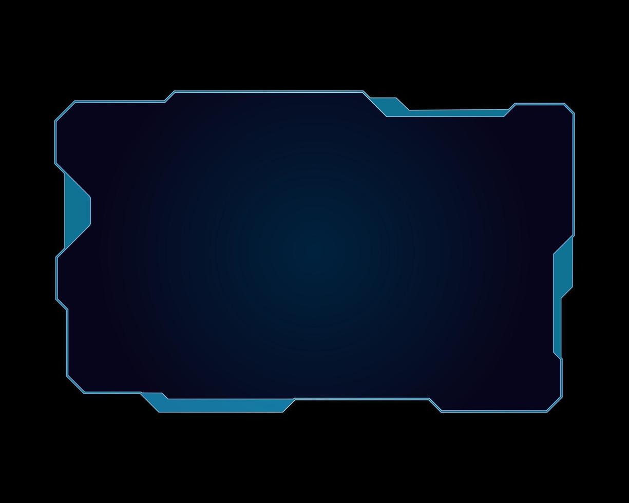 hologram frame screen science technology blue background illustration ... hologram frame screen science technology blue background illustration ...