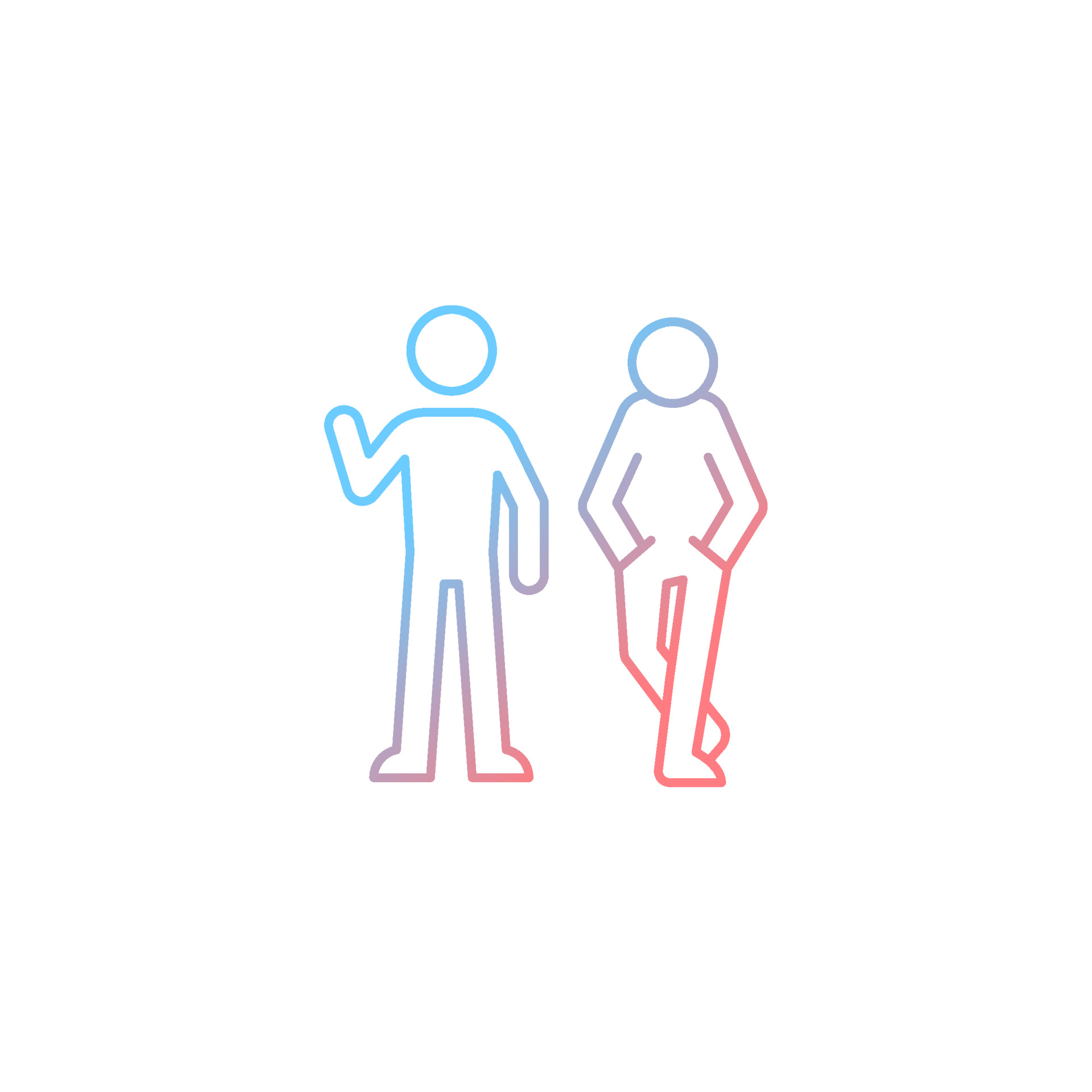 Posture In Communication Gradient Linear Vector Icon 3562254 Vector Art At Vecteezy