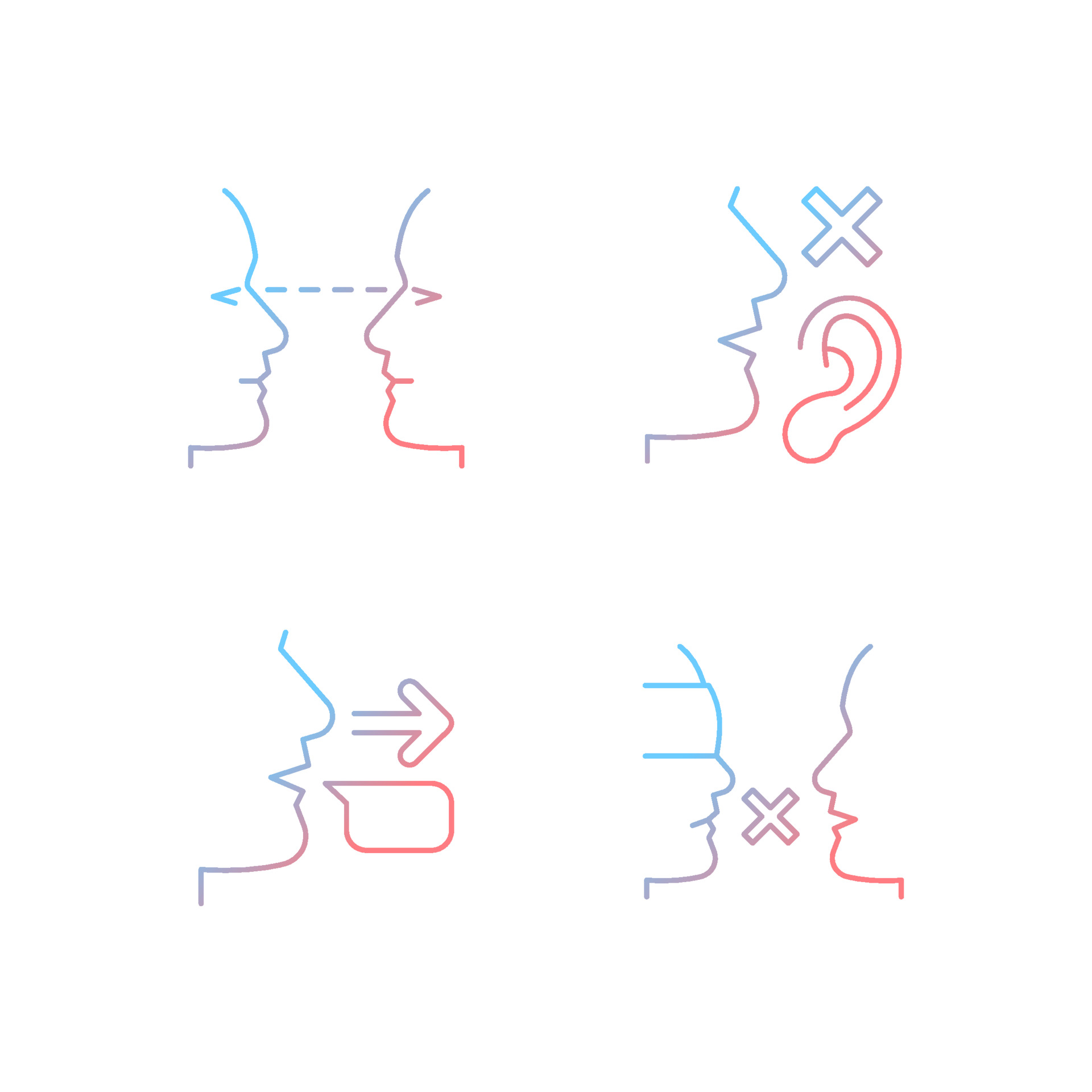 Improve Everyday Communication Gradient Linear Vector Icons Set 3562339 Vector Art At Vecteezy