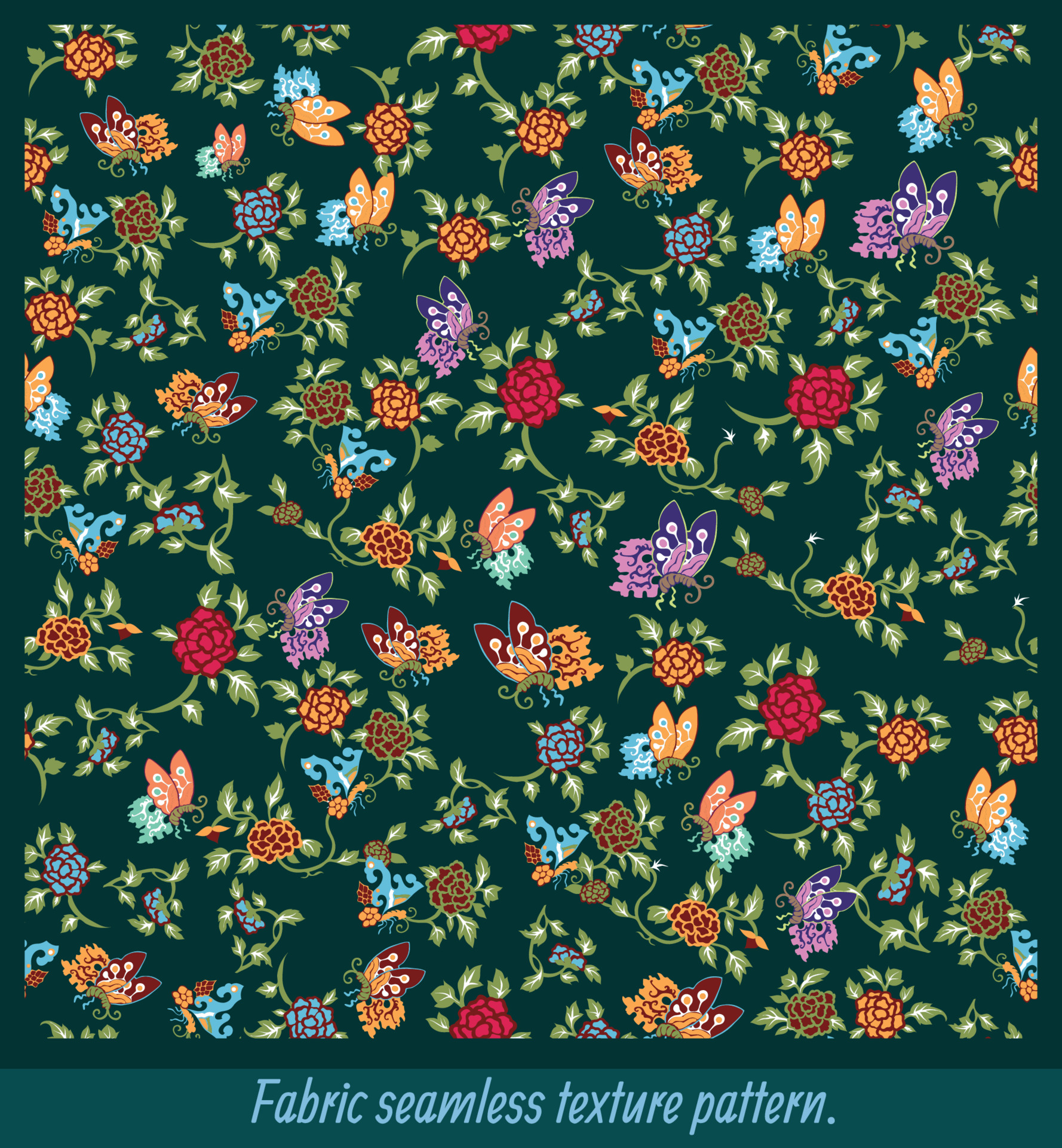 Fabric Seamless pattern of flowers 3564500 Vector Art at Vecteezy