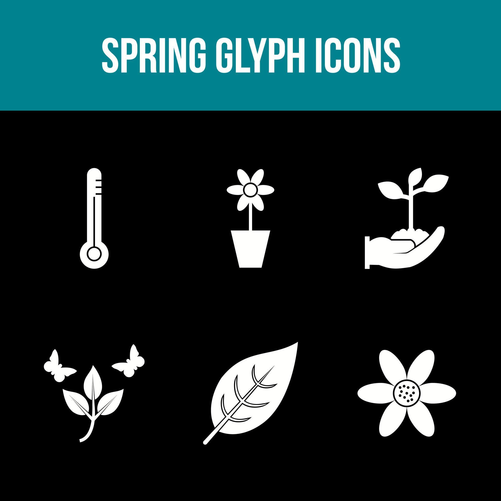 Unique Spring Vector Icon Set 3582581 Vector Art at Vecteezy