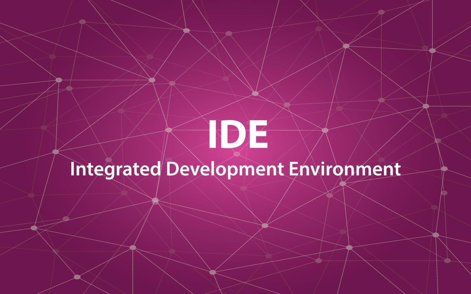 ide integrated development environment white text illustration 3586912 ...