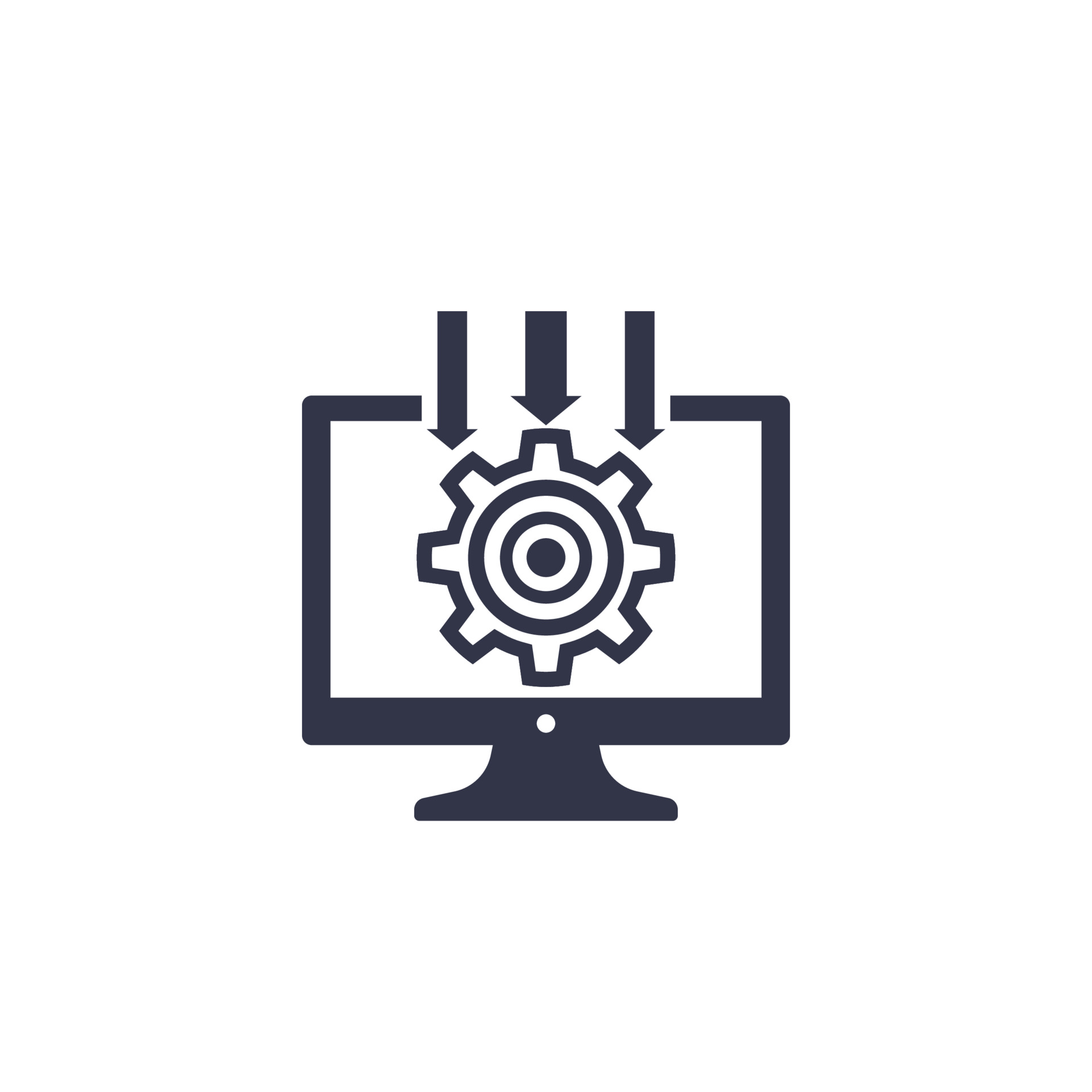 Integration system, computer technology icon 3588632 Vector Art at Vecteezy