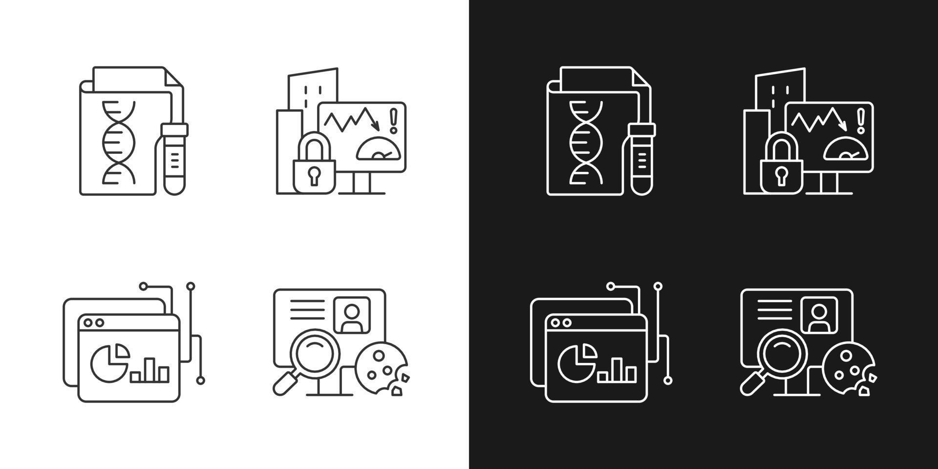 Sensitive data types linear icons set for dark and light mode 3600679 ... Sensitive data types linear icons set for dark and light mode 3600679 ...
