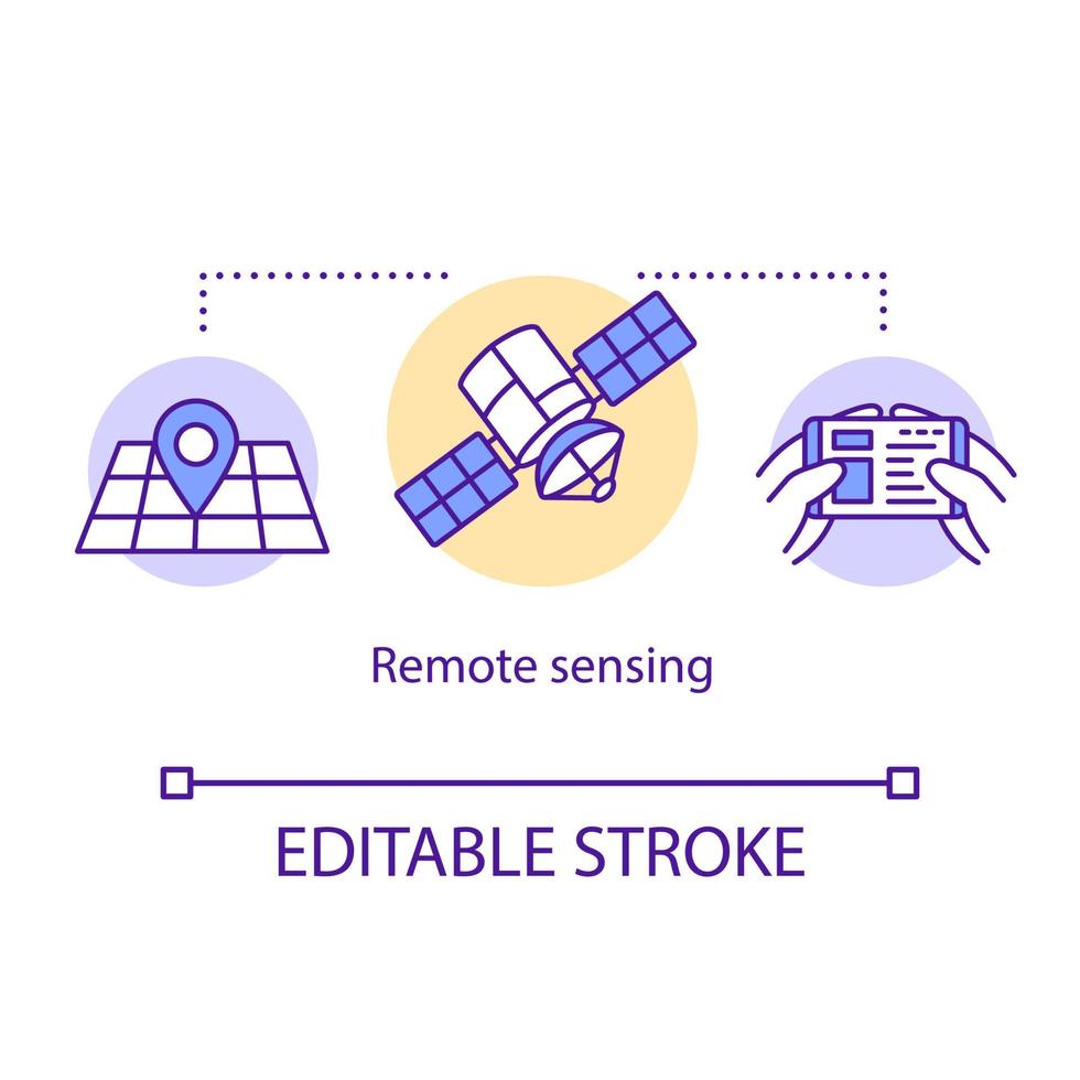 Remote sensing concept icon 3600712 Vector Art at Vecteezy Remote sensing concept icon 3600712 Vector Art at Vecteezy