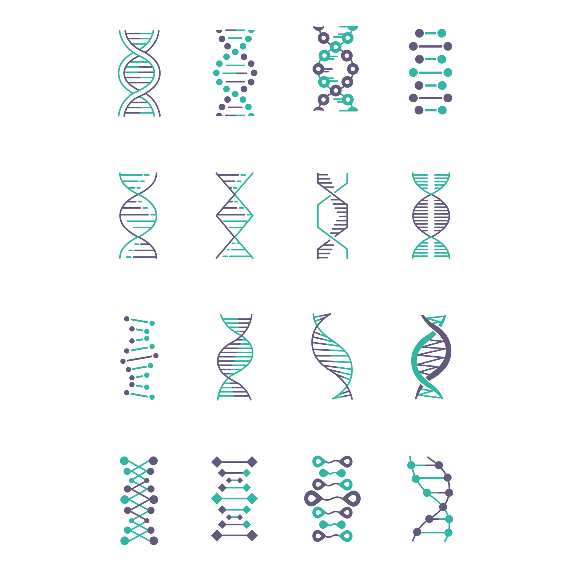 DNA helix violet and turquoise color icons set 3602442 Vector Art at ... DNA helix violet and turquoise color icons set 3602442 Vector Art at ...