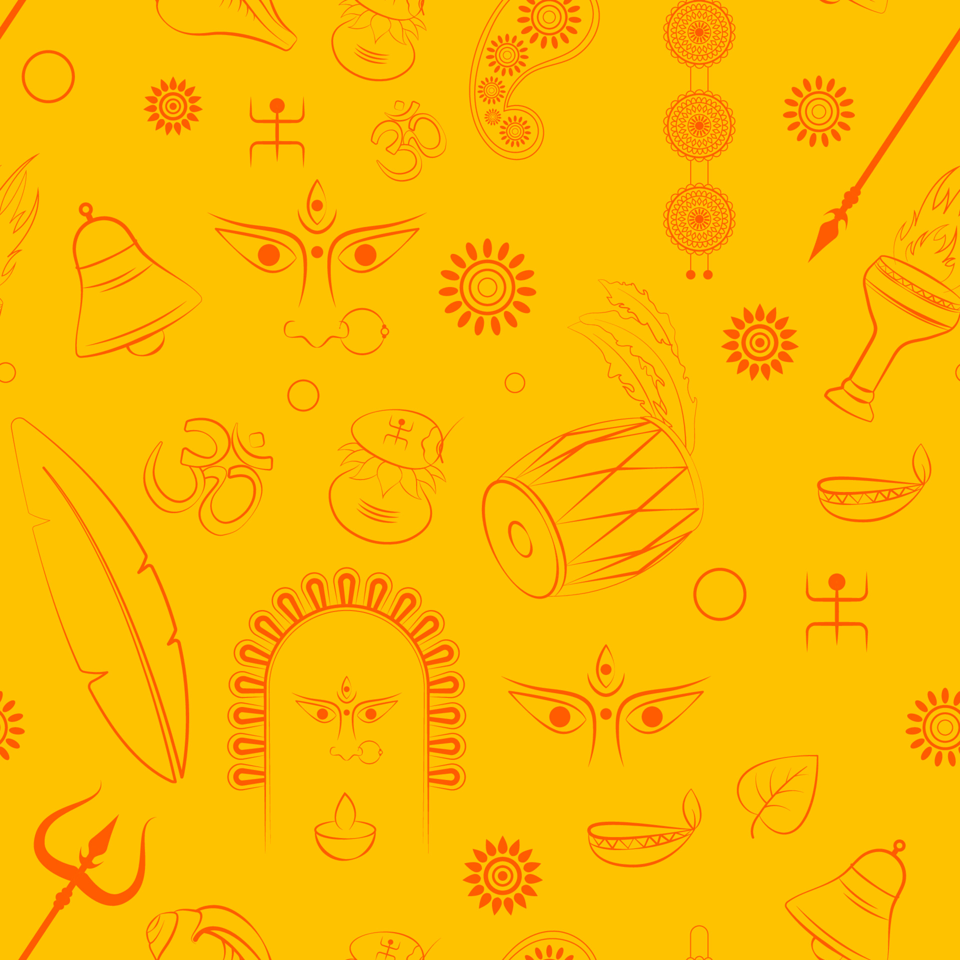 durga puja seamless pattern background vector illustration 3602869 ... durga puja seamless pattern background vector illustration 3602869 ...